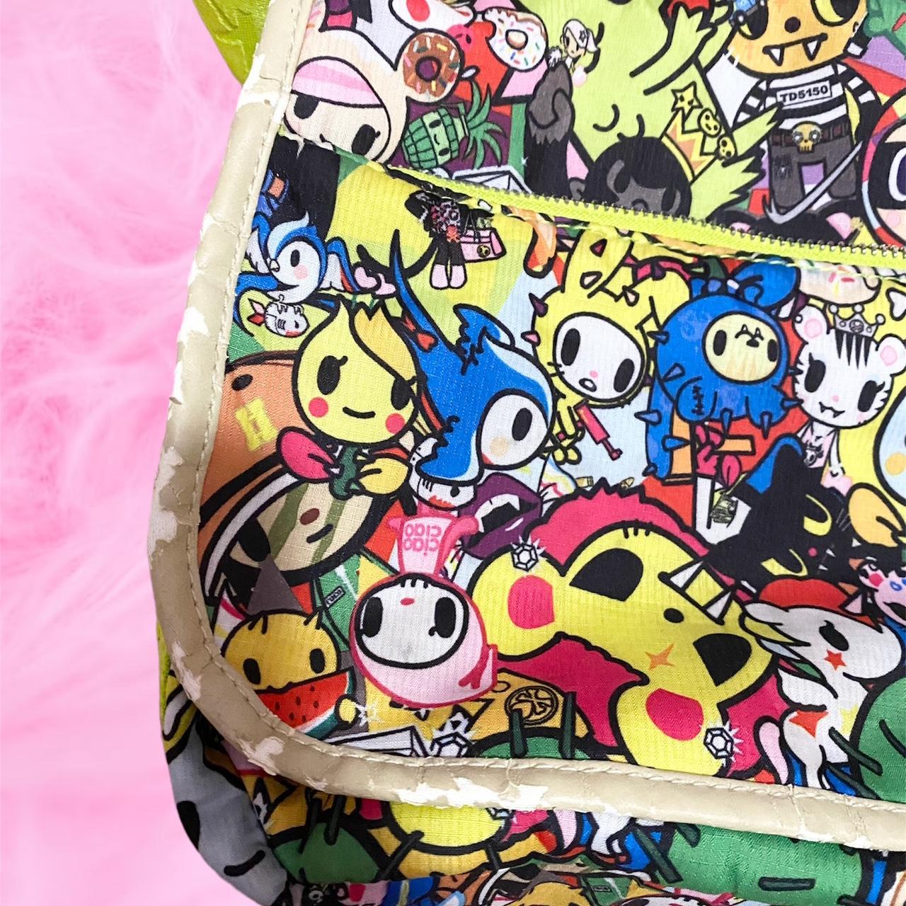 Super cute cross body tokidoki green bag with all... - Depop