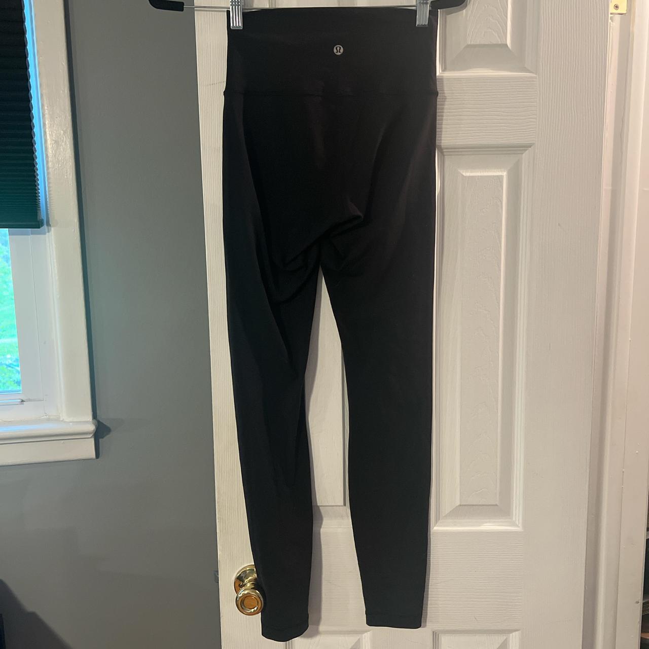Lululemon, Black Align Leggings, Size 2, Good... - Depop