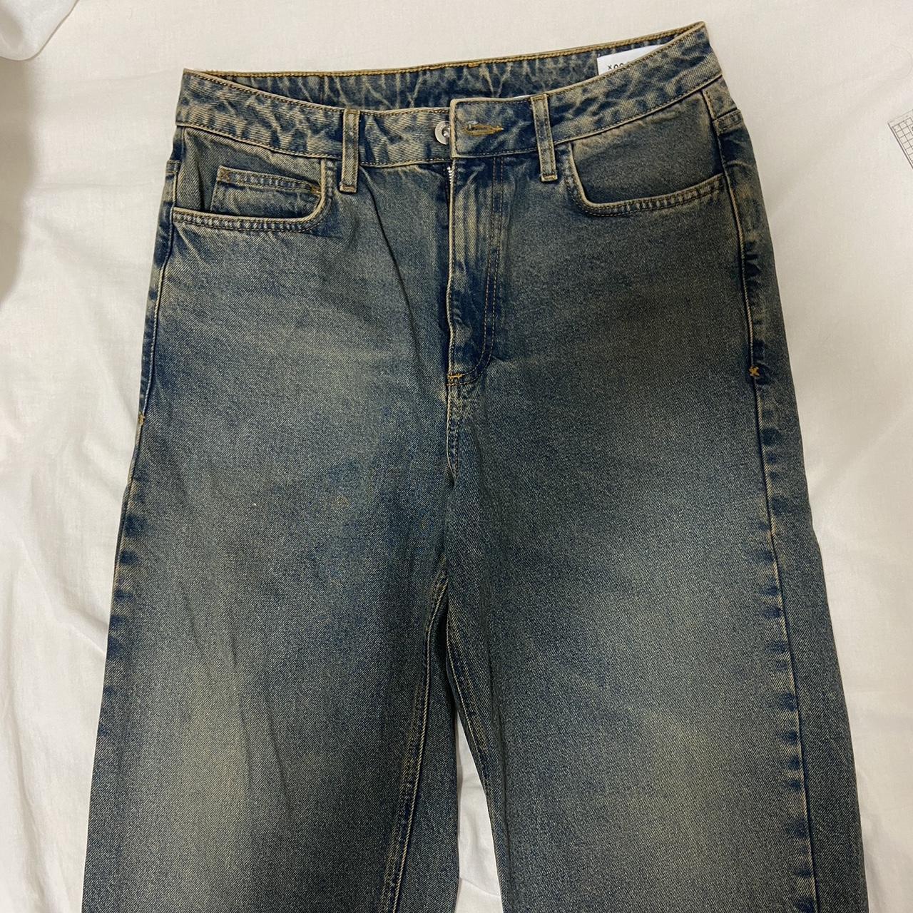 Baggy Blue Jeans in Extreme Wash - Collusion ASOS -... - Depop