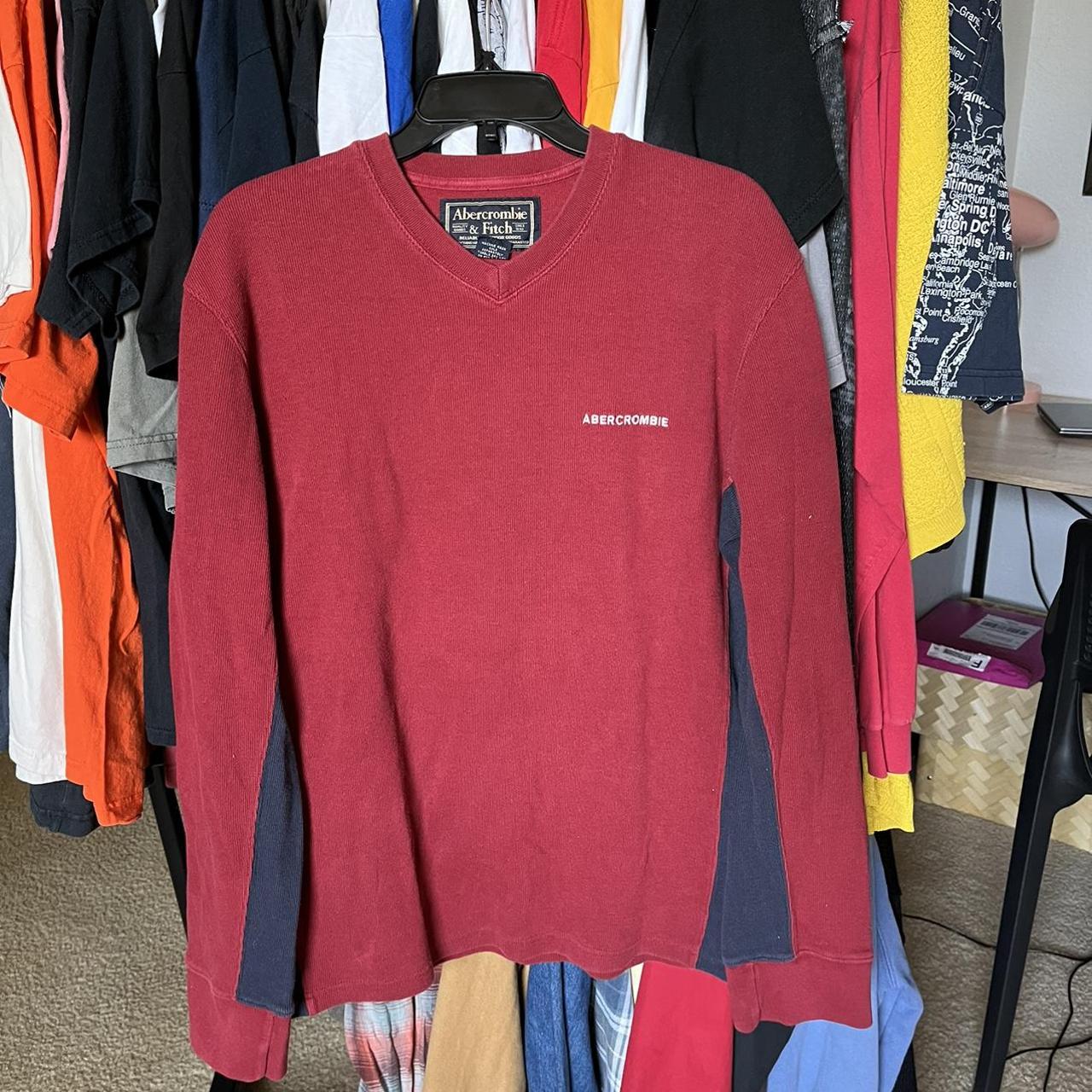 Vintage Abercrombie & Fitch T-shirt Description... - Depop