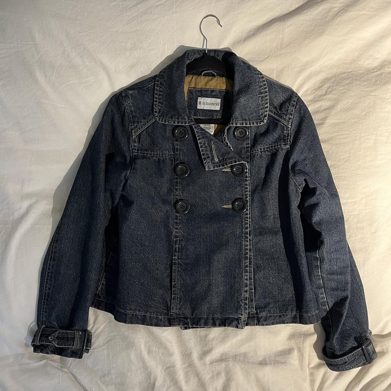 Denim jacket. Literally the cutest, sits so nicely... - Depop