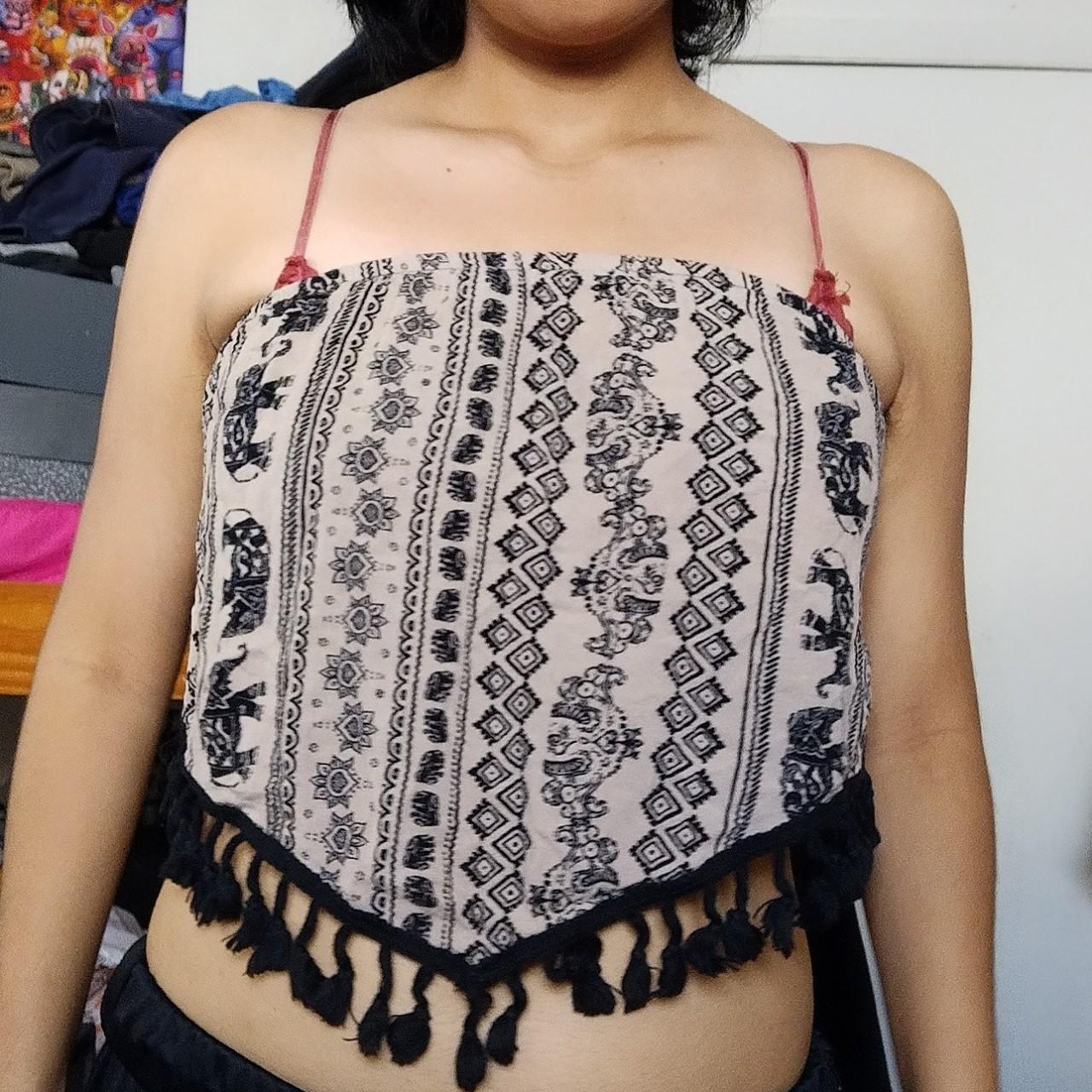 LA Heart tube top Tank top cami camisole crop tops... - Depop