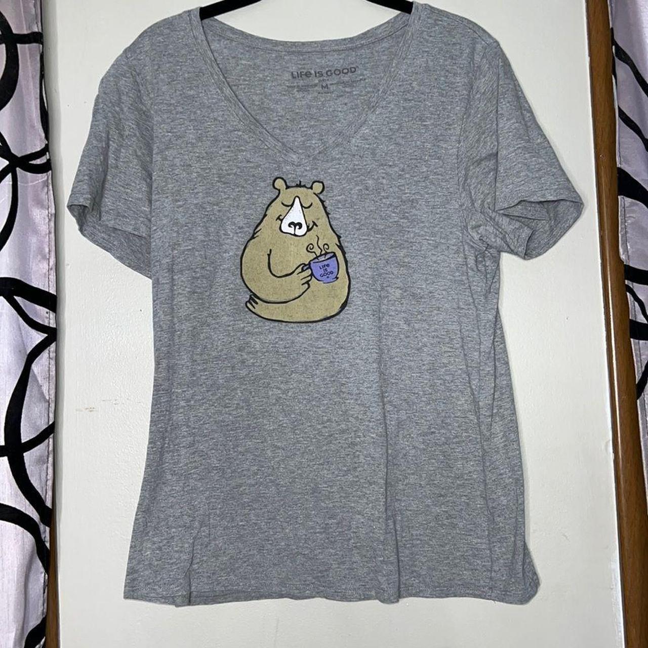 Life is Good graphic, short sleeve shirt size... - Depop