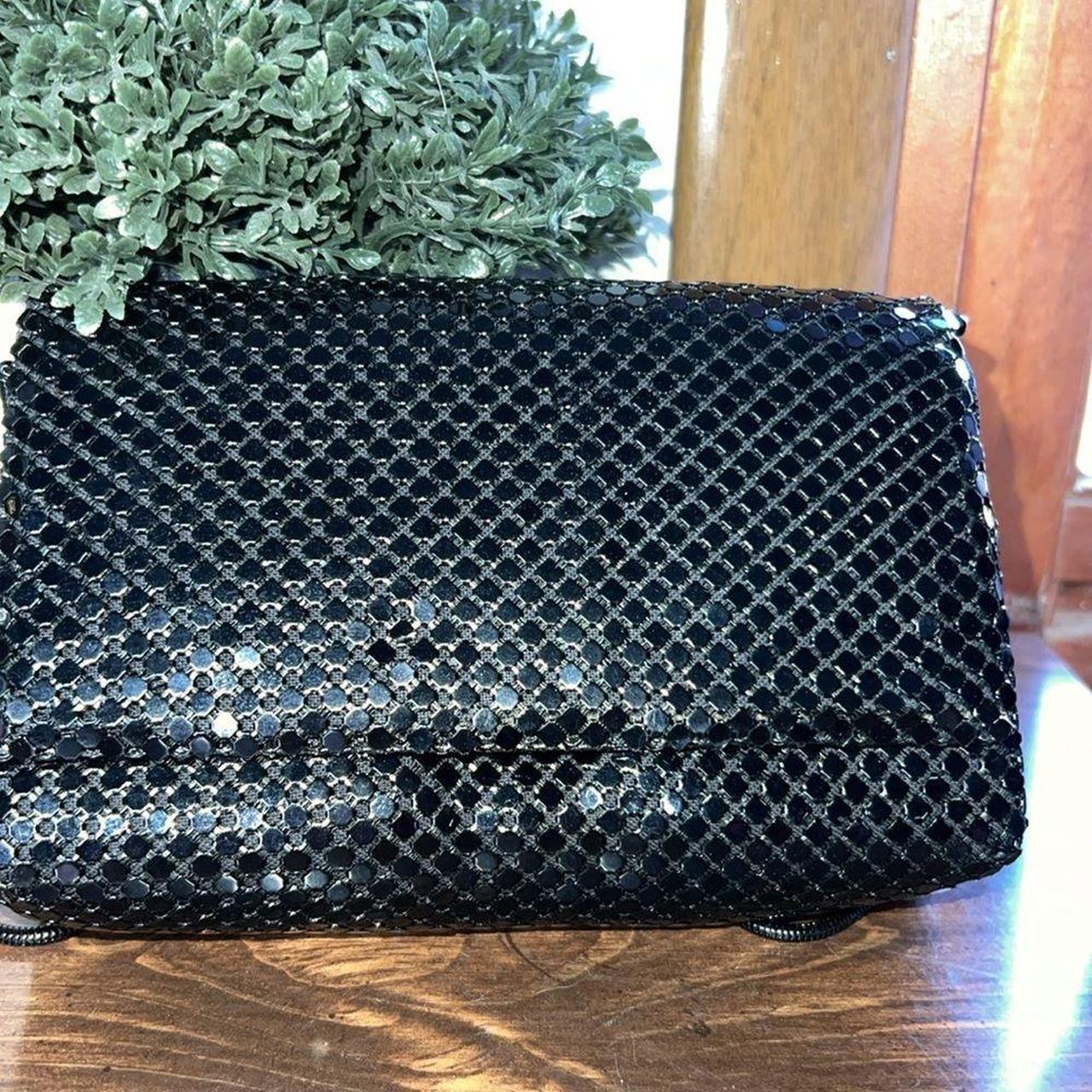 Jessica Stevens mesh sequin opera bag Slinky strap... - Depop