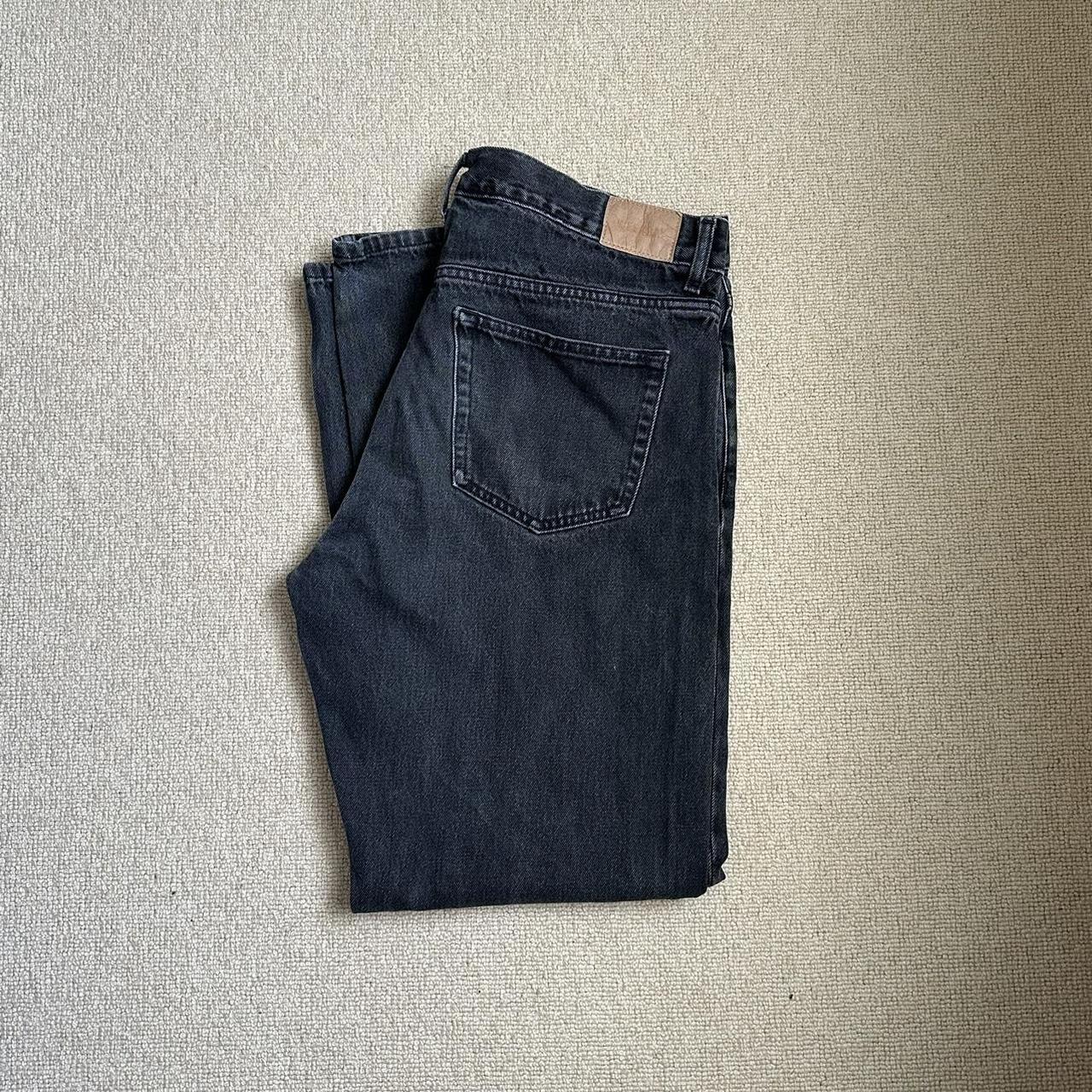 Black Weekday Space Jeans 32 x 32 Good condition... - Depop