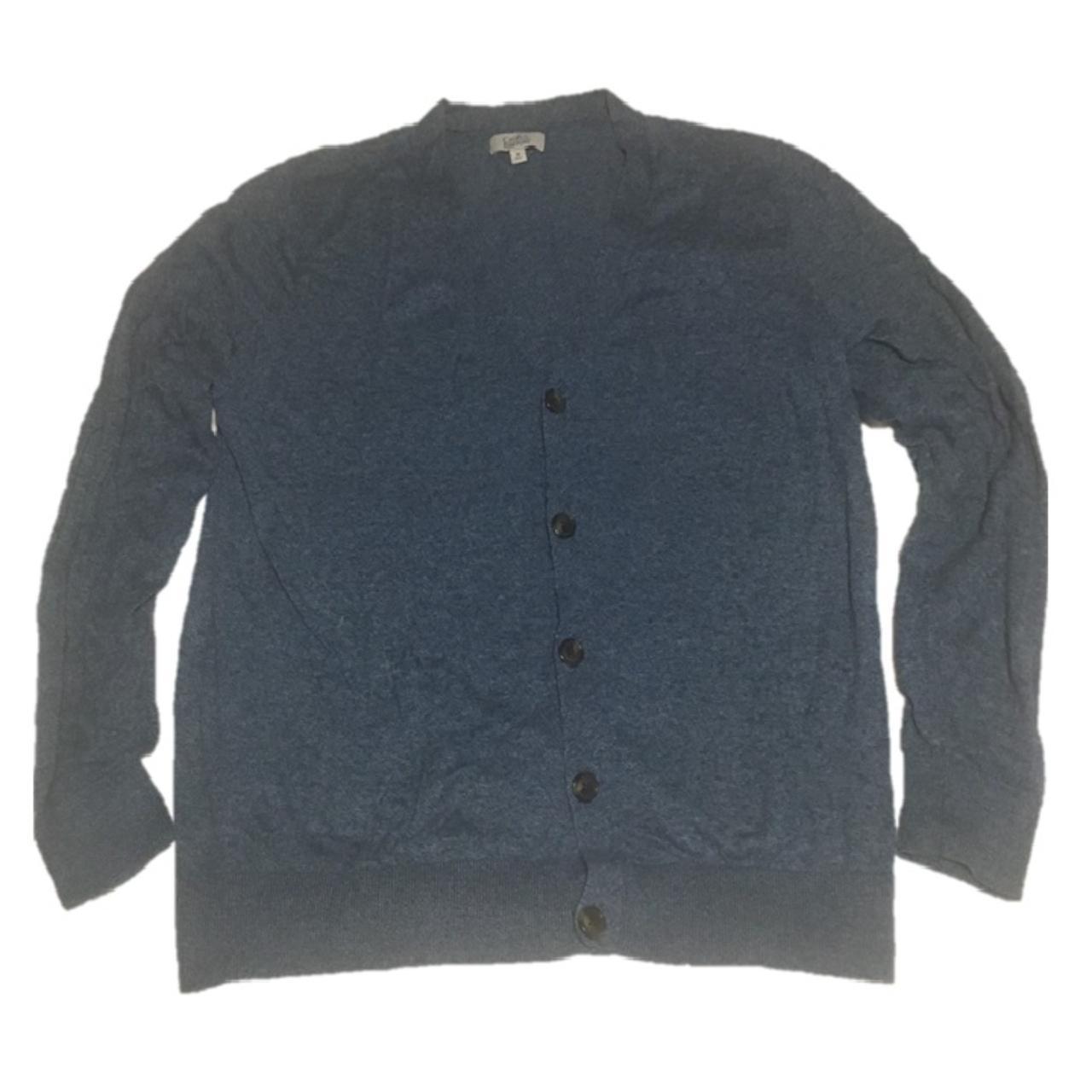 Croft & Barrow Men's Blue Cardigan | Depop