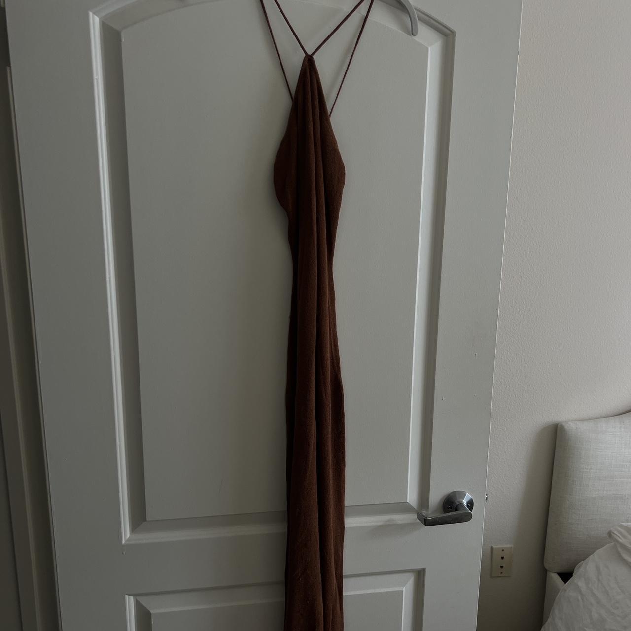Meshki rust knit dress - Depop