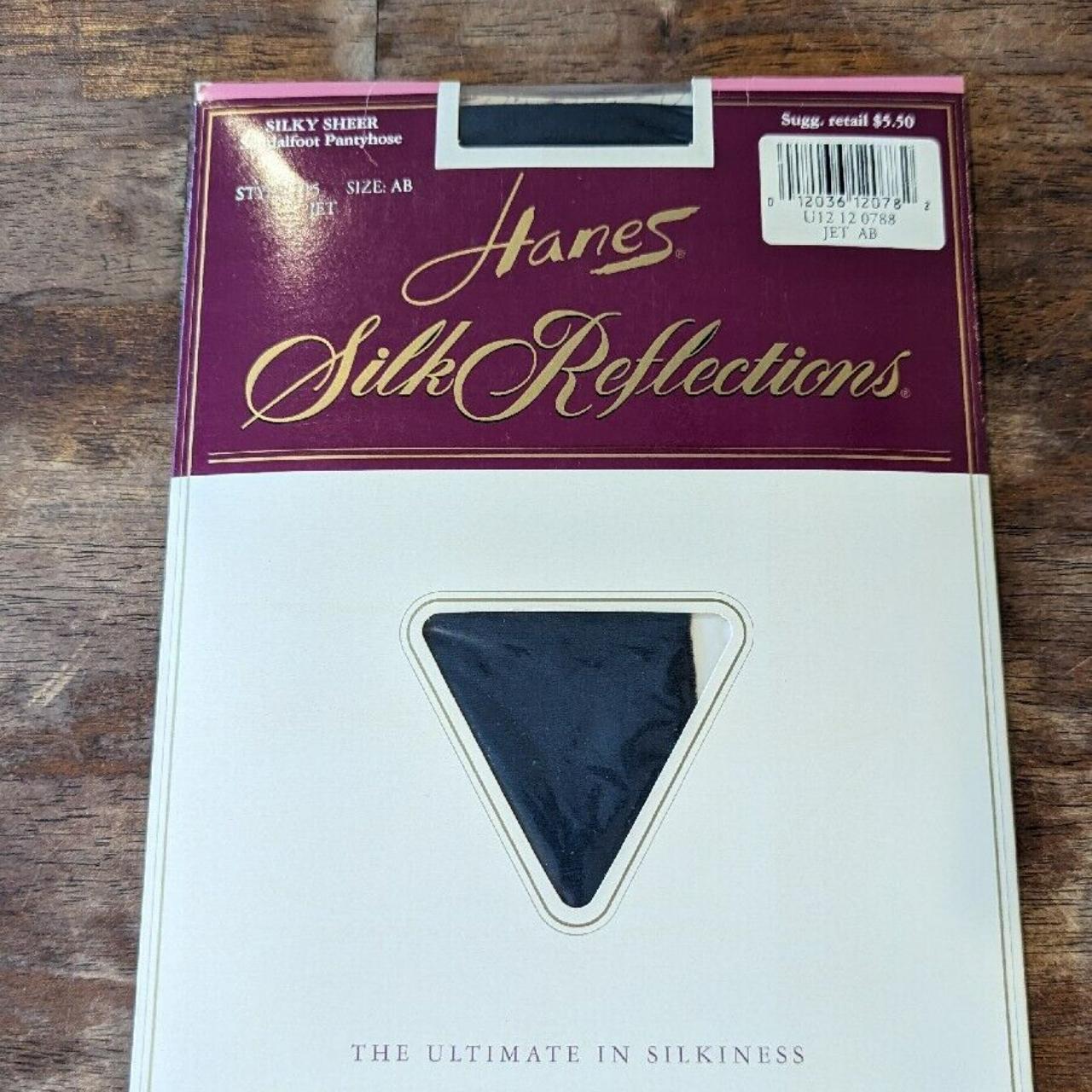 Vintage Hanes SILK REFLECTIONS Silky Sheer Pantyhose... - Depop