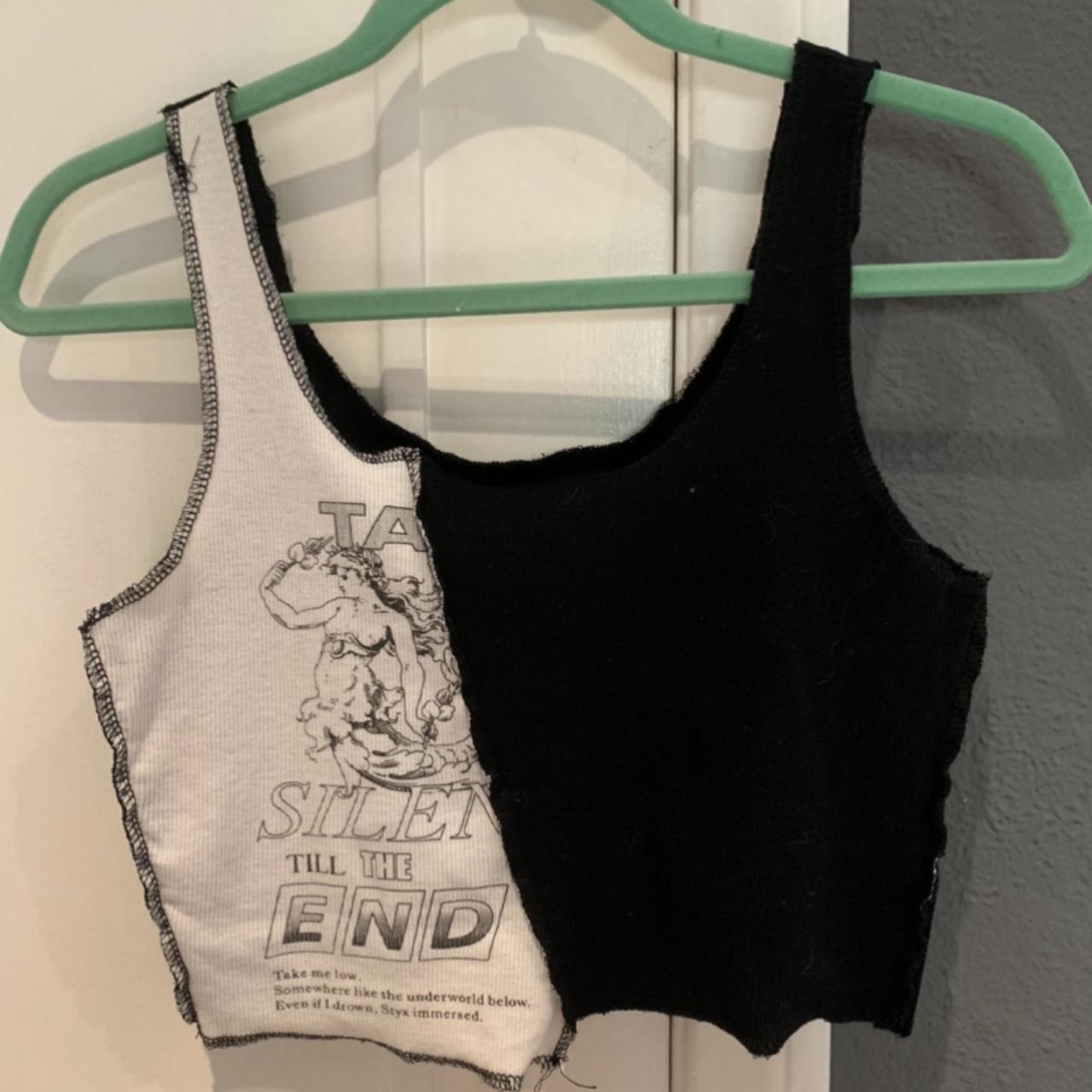 Alternative Grunge Angel Crop Top - Depop