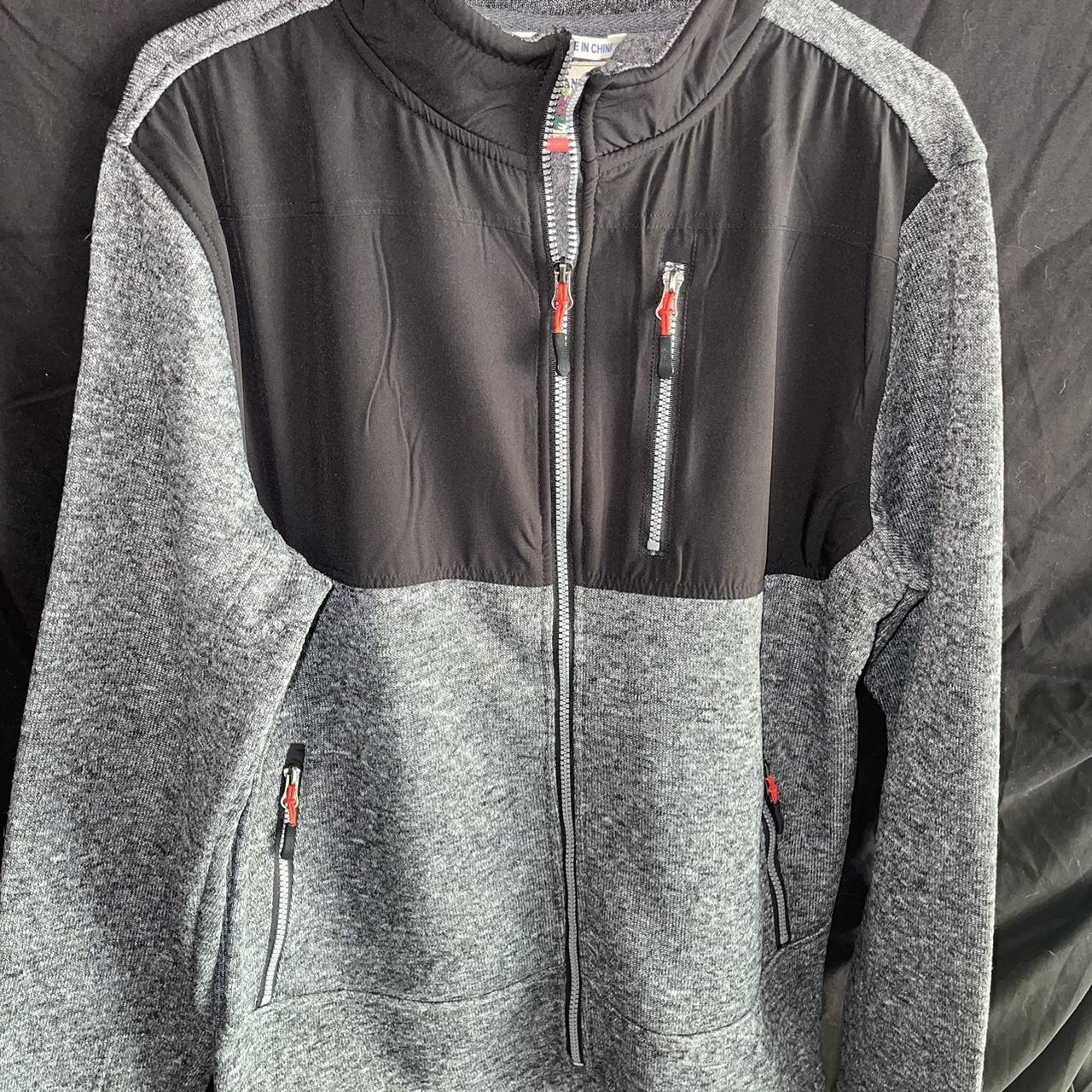 Men’s Grey zip jacket. Brand new, never worn,... - Depop