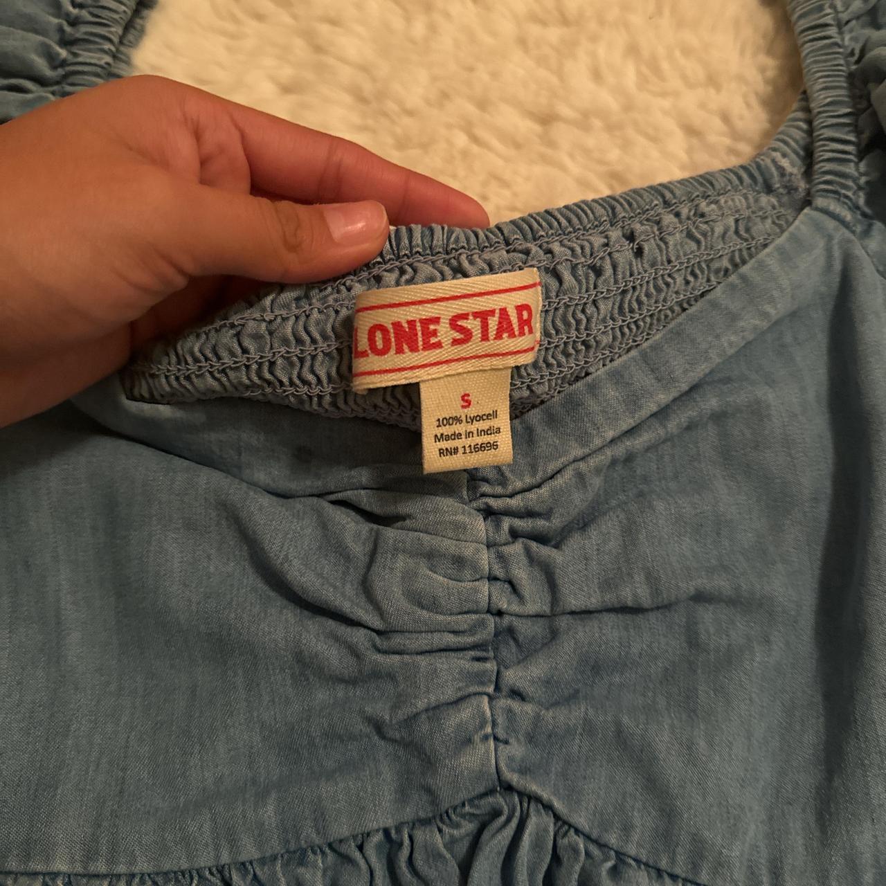 Lone Star baby doll top (tagged for exposure) Small... | Depop