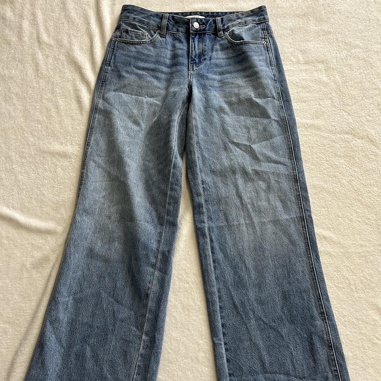 Super cute Low rise wide leg PacSun jeans! I bought... - Depop