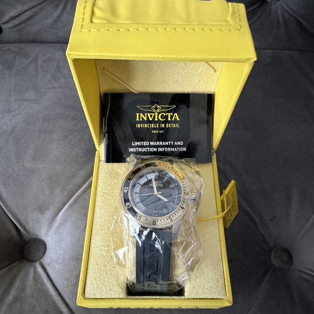 Gold face INVICTA WATCH - Depop