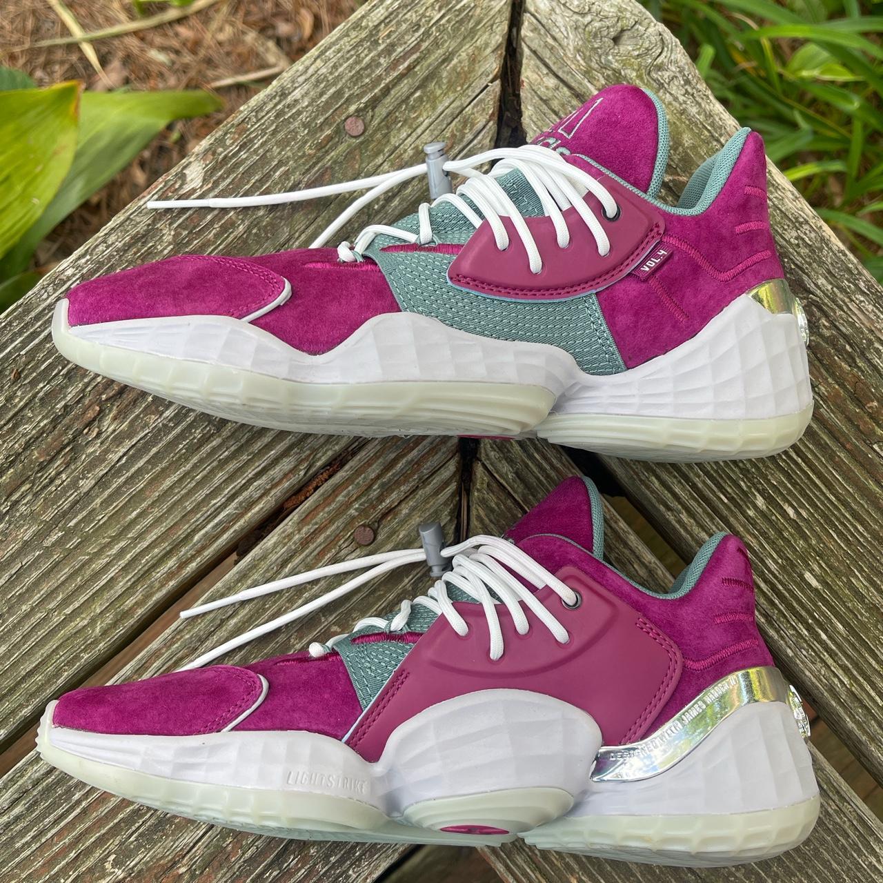 Adidas Harden Vol. 4 Daniel Patrick Power Berry... - Depop