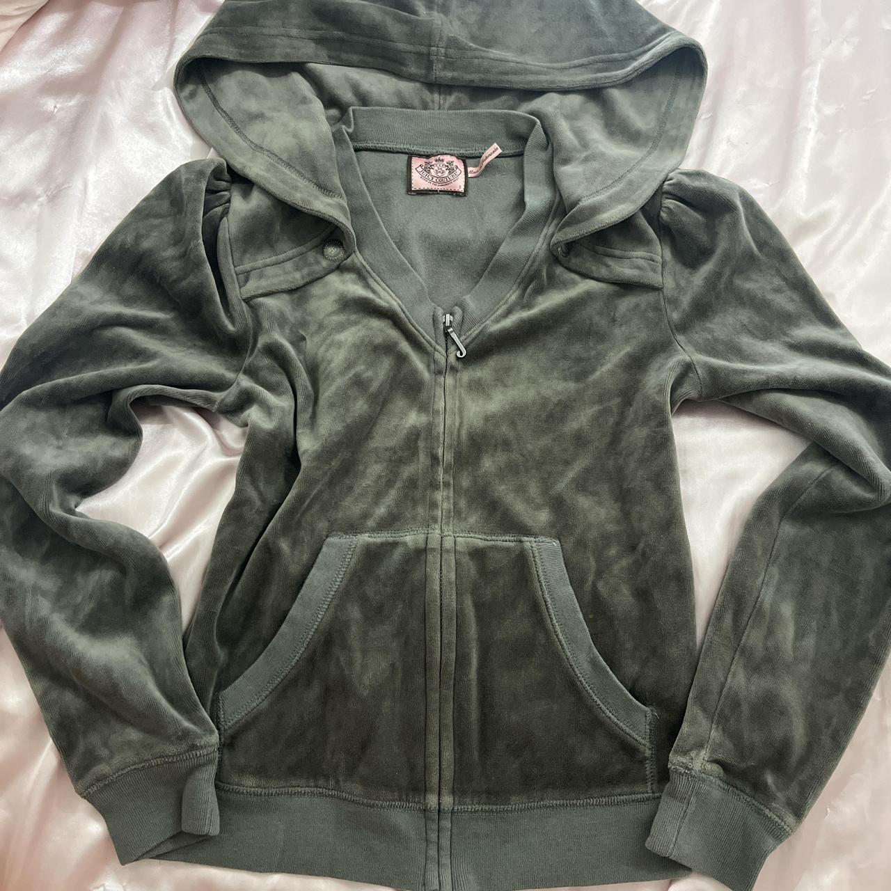 Vintage juicy couture velour zip up Size... | Depop