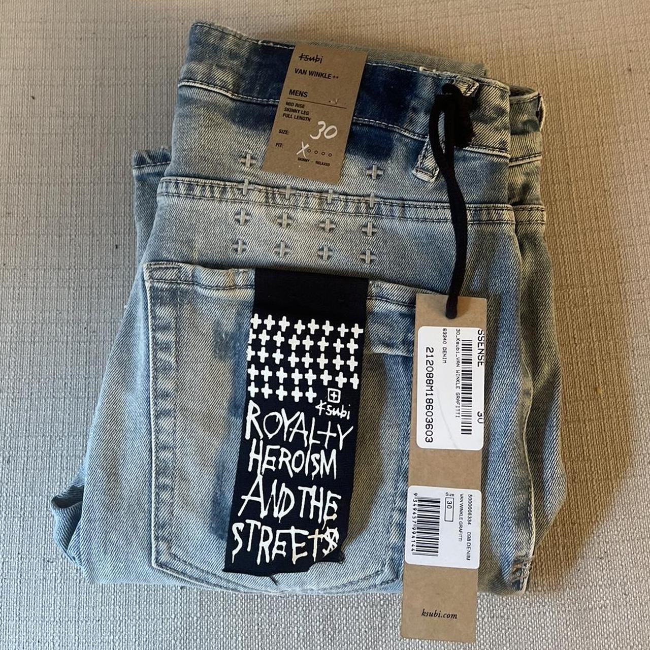 Authentic Ksubi Van Winkle Mens Skinny Leg Mid Rise... - Depop