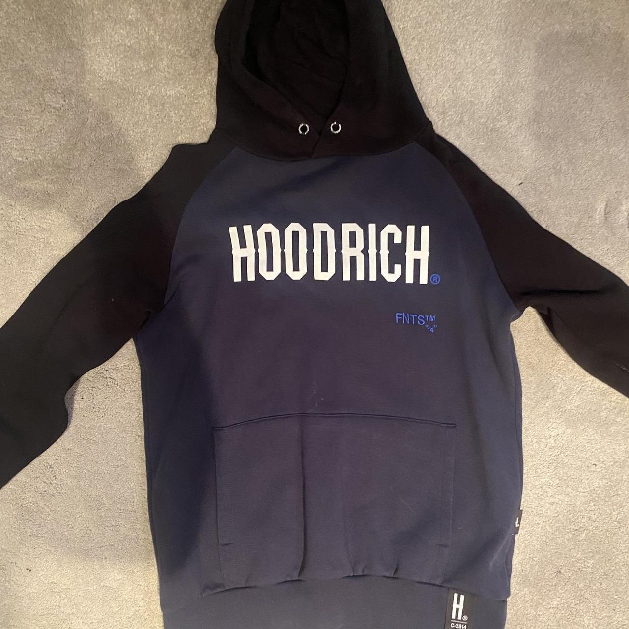Hoodrich Blue and Black Large Brand new | Depop
