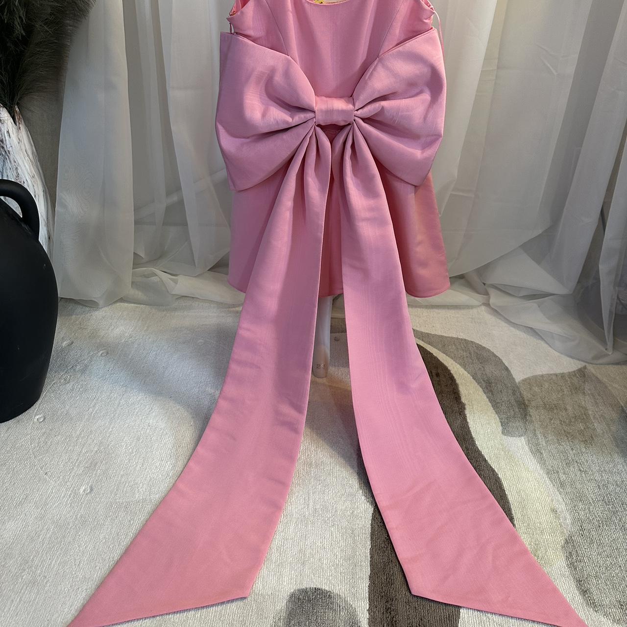 Mini dress bow - loveshack fancy Worn once and been... - Depop