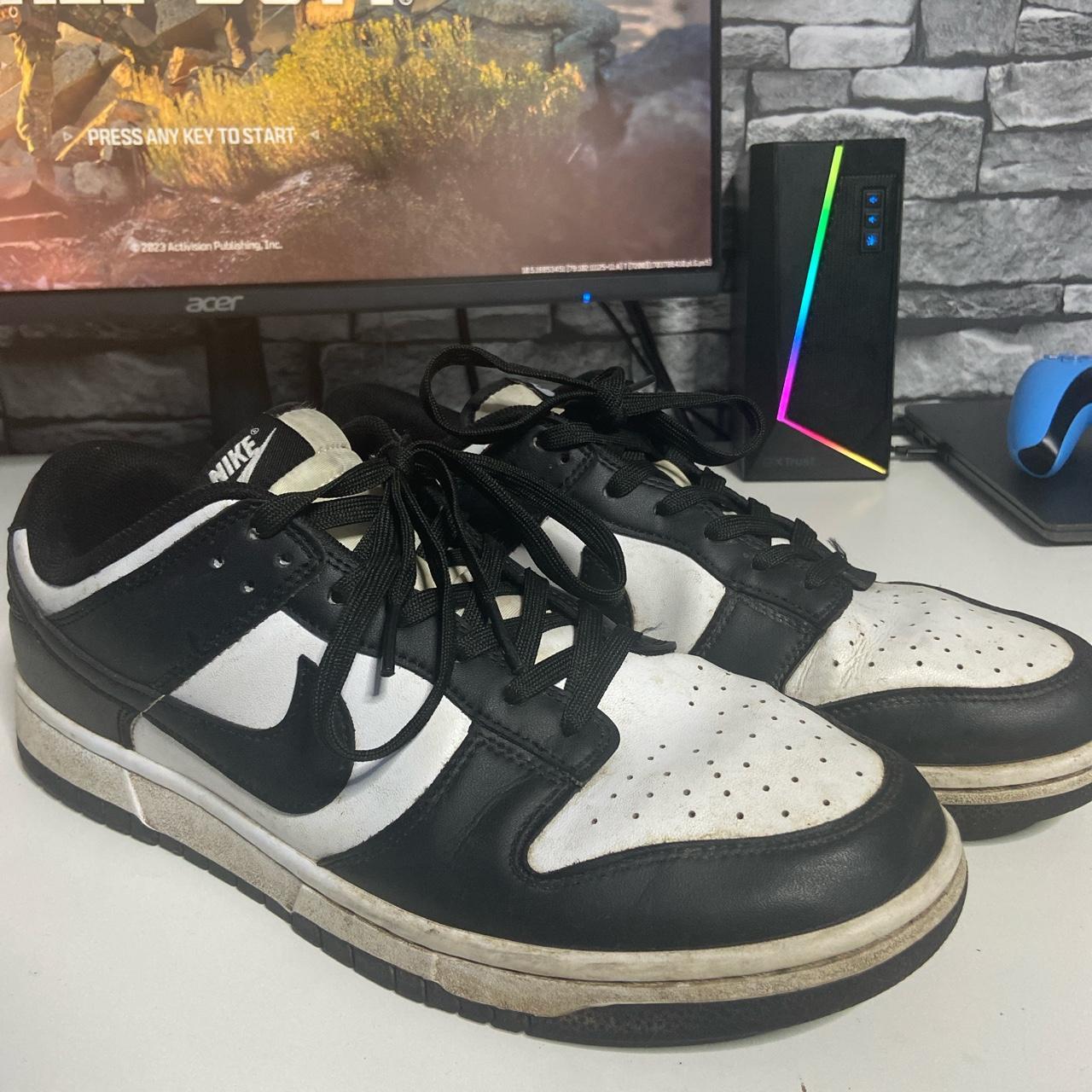 Quite beaten Panda Dunks (could be restored with the... - Depop