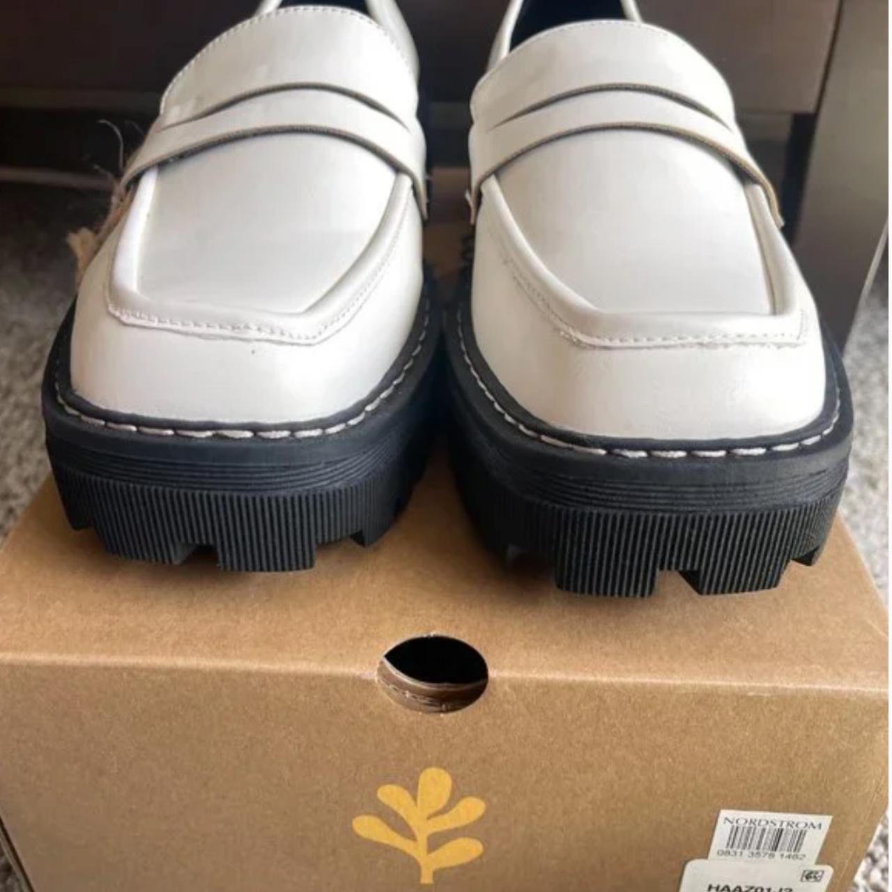 White Platform Loafer by Steve Madden Cool Planet... | Depop