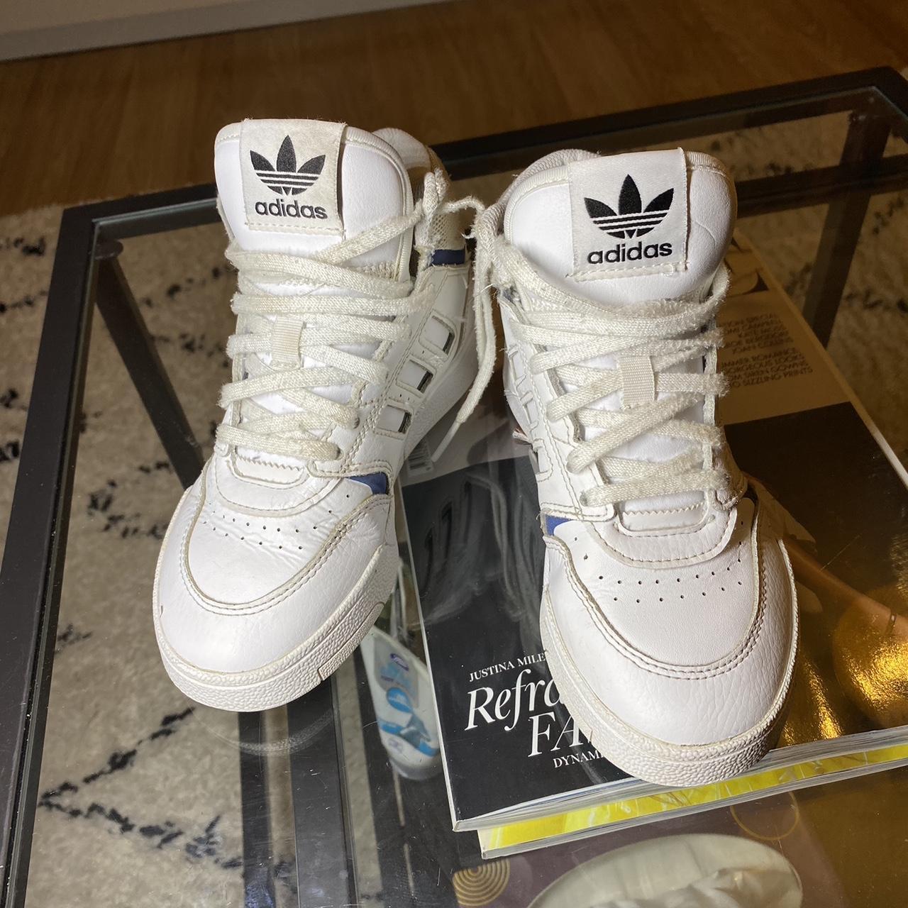 Adidas kids drop step trainers In good condition... - Depop