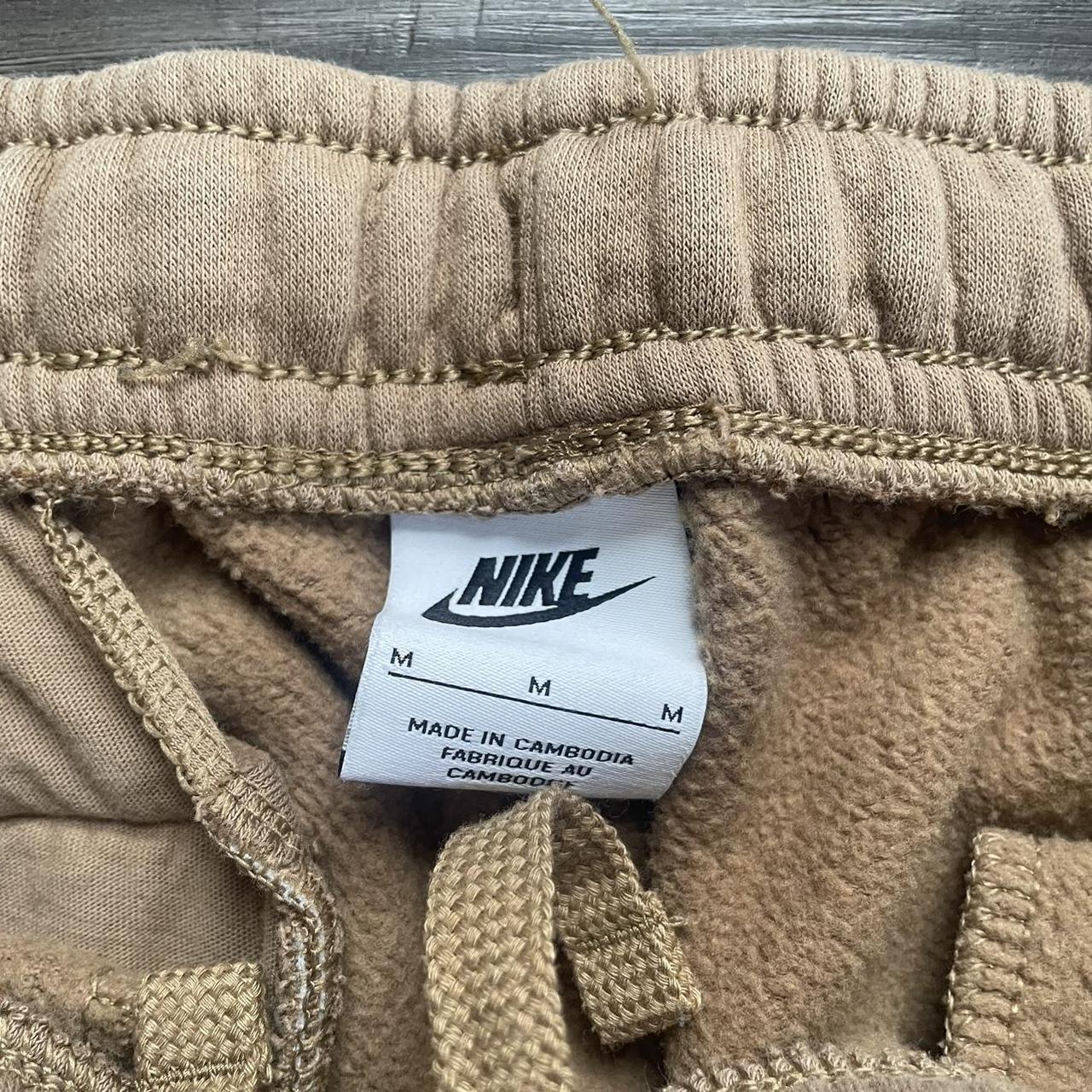 Essential Tan Nike sweats Size medium Preloved /... - Depop