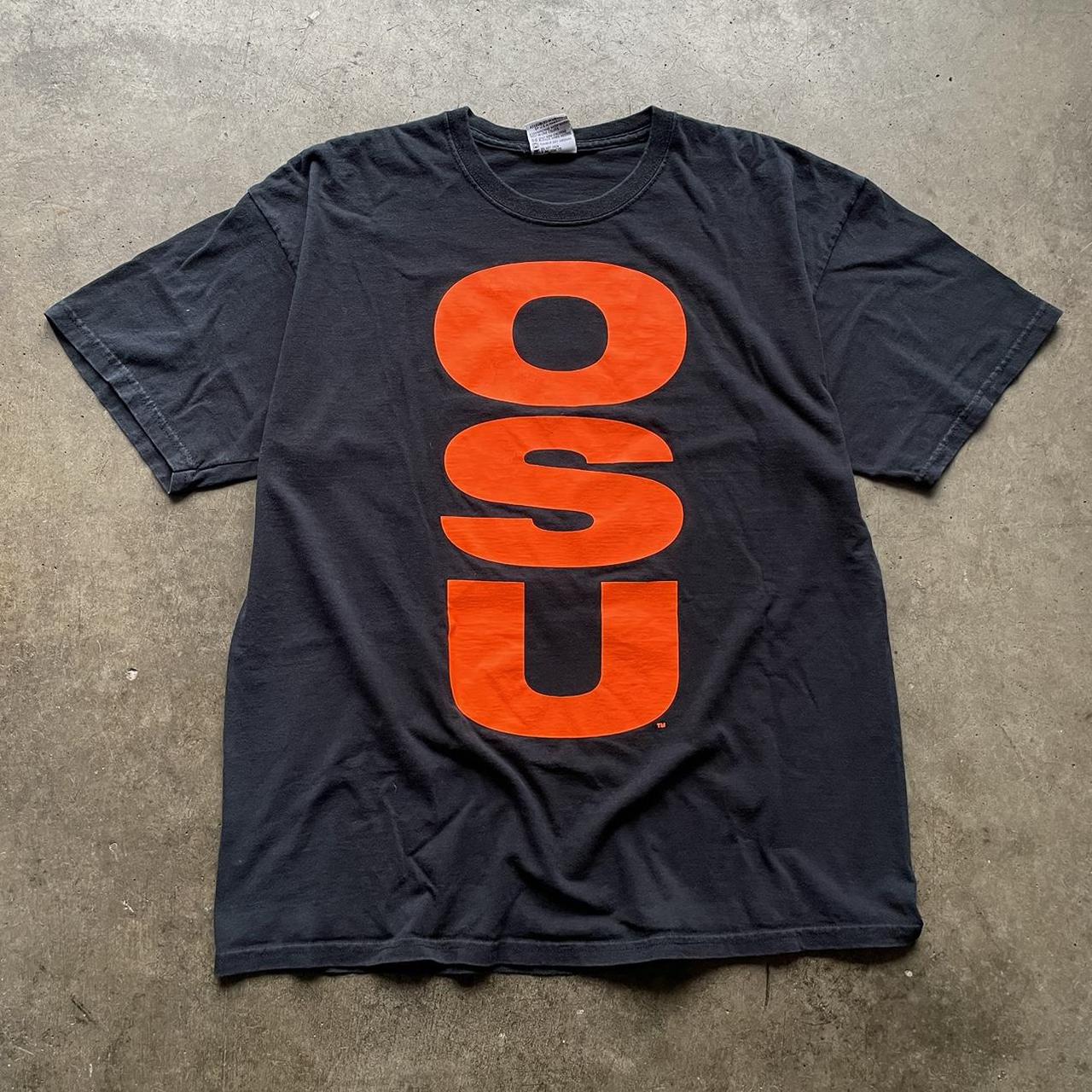 Vintage Oregon state university beavers T-shirt with... - Depop