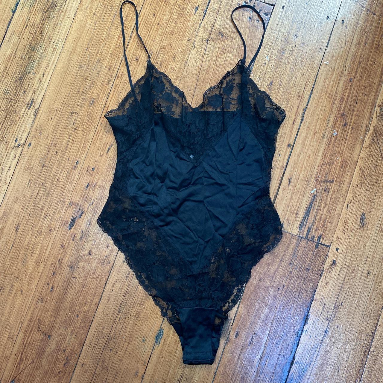 Amazing vintage 80s/90s satin lace teddy. Would... - Depop