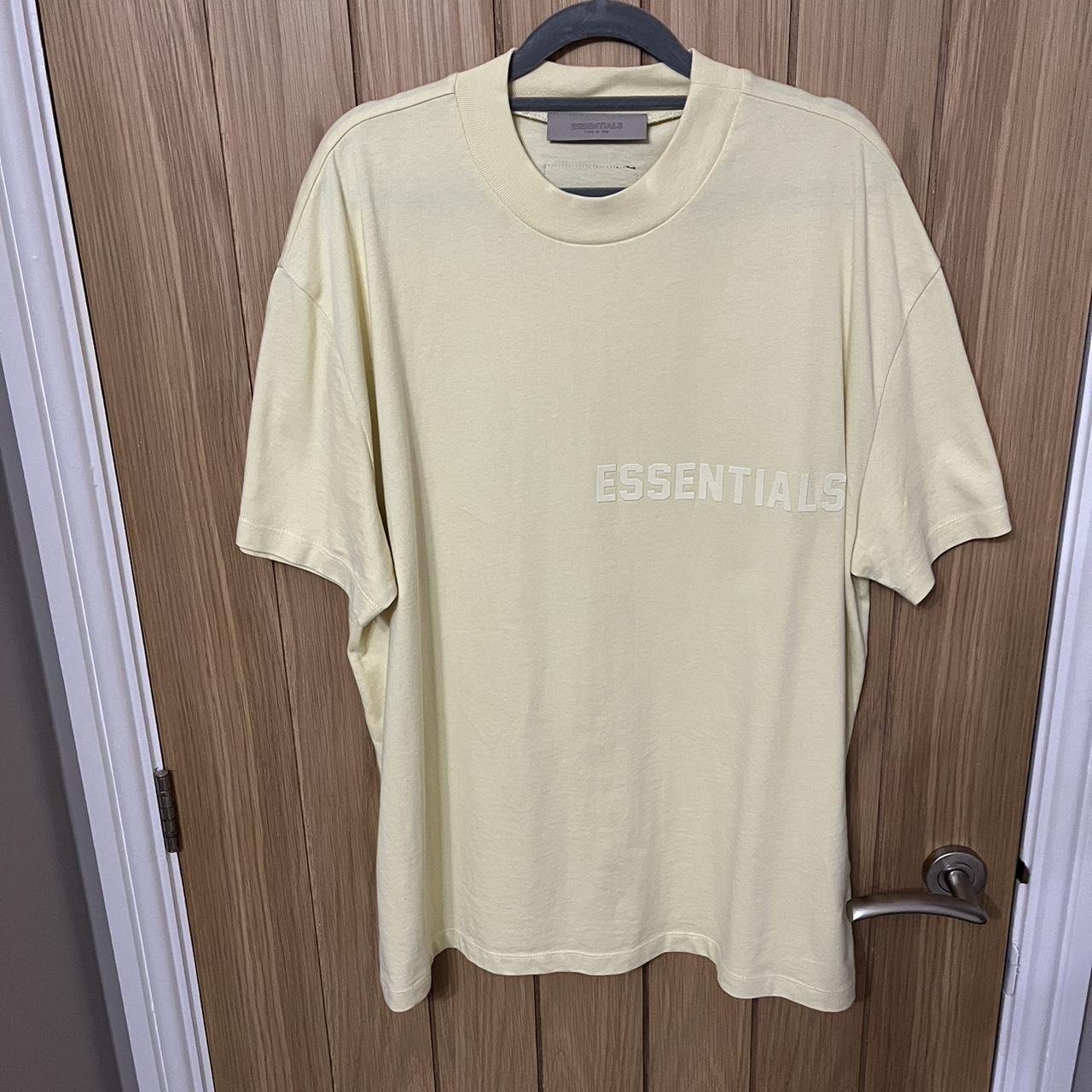 Mens small yellow essentials T shirt. Great... - Depop