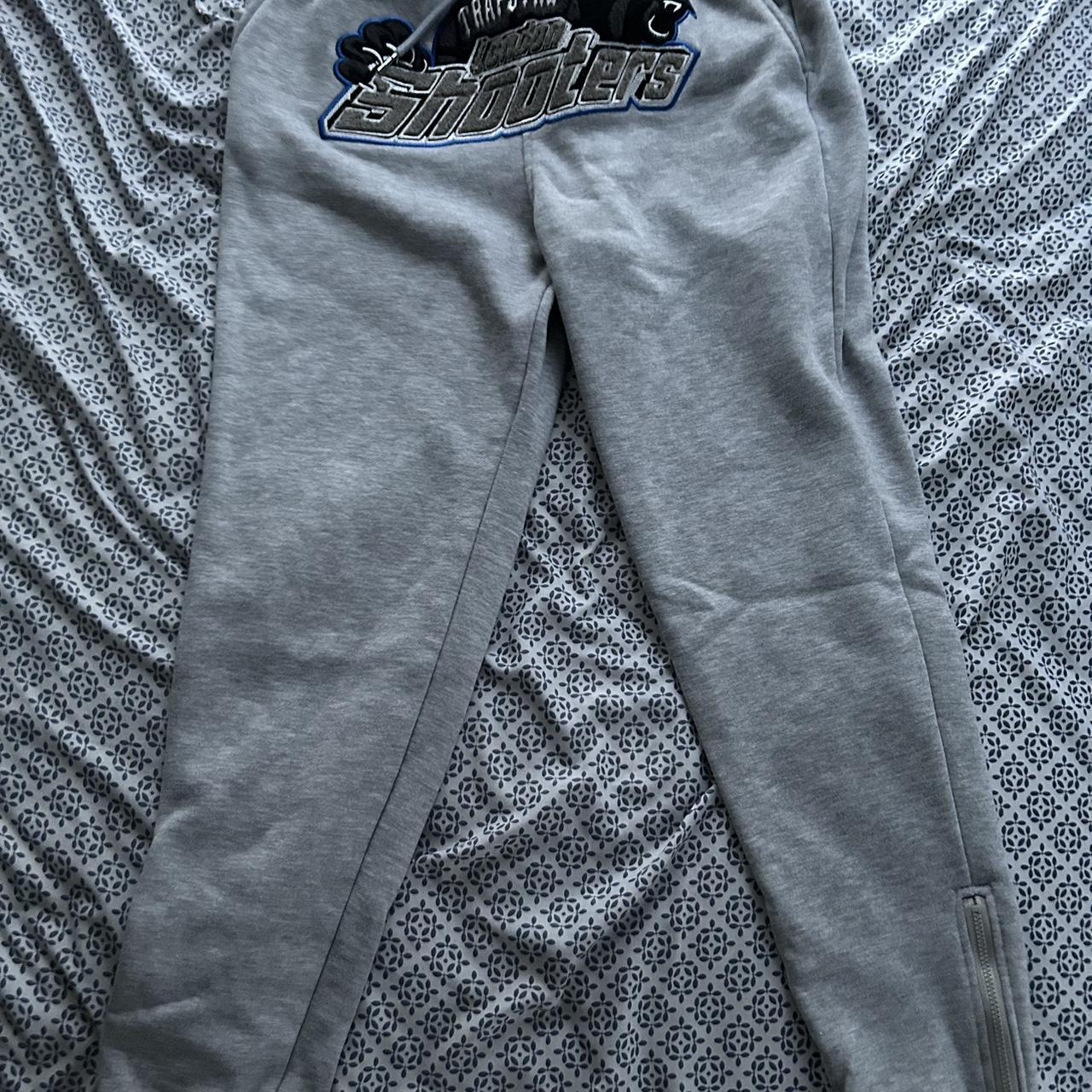 Grey trapstar bottoms - Depop