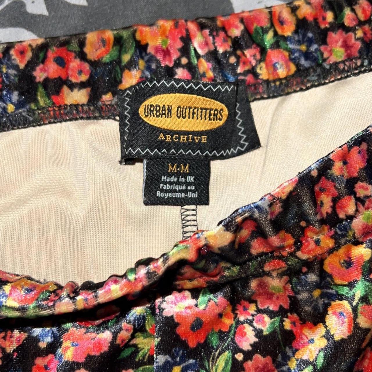 Urban Outfitters Flares, floral pattern, with a... - Depop