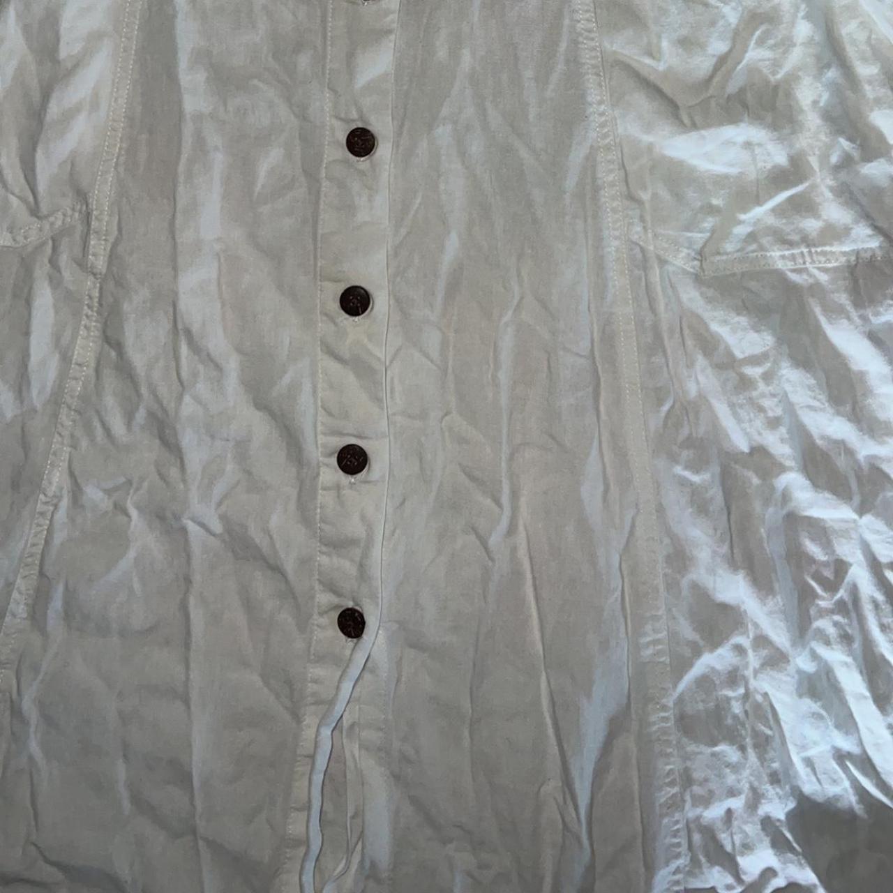 Urban Outfitters Women's White and Black Skirt | Depop