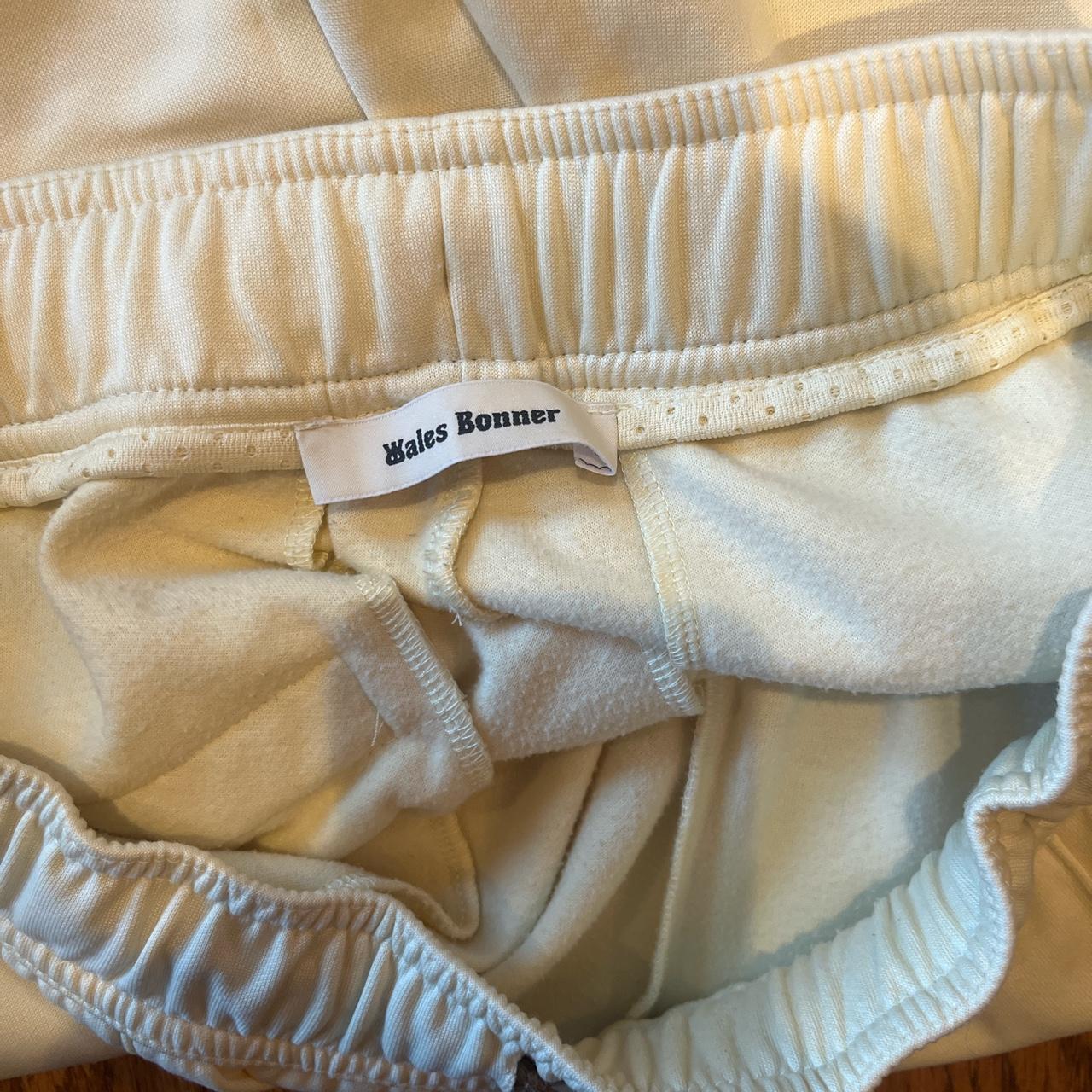 Wales Bonner Men's Cream and Orange Trousers | Depop