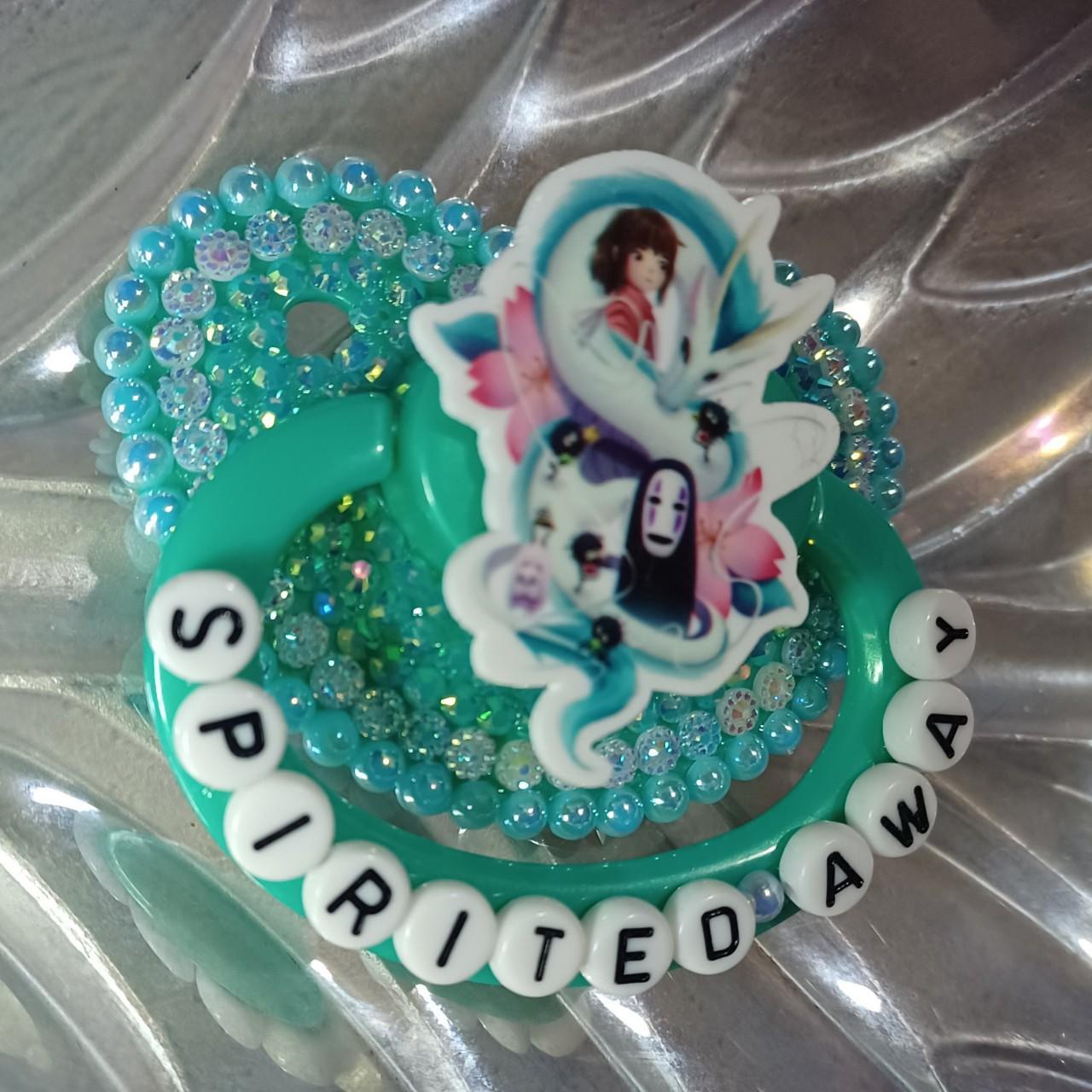 SPIRITED AWAY WIDE SHIELD PACIFIER AND KEYRING! 💝 A... - Depop