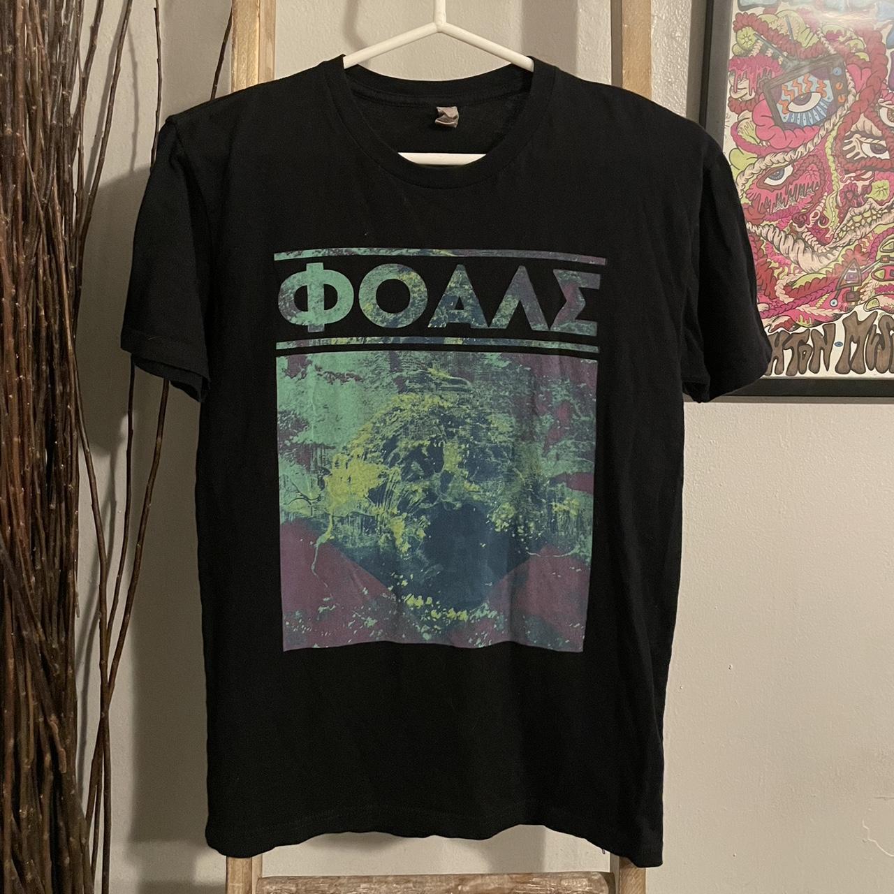 Foals 2016 Greek logo two sided tour t-shirt on Next... - Depop