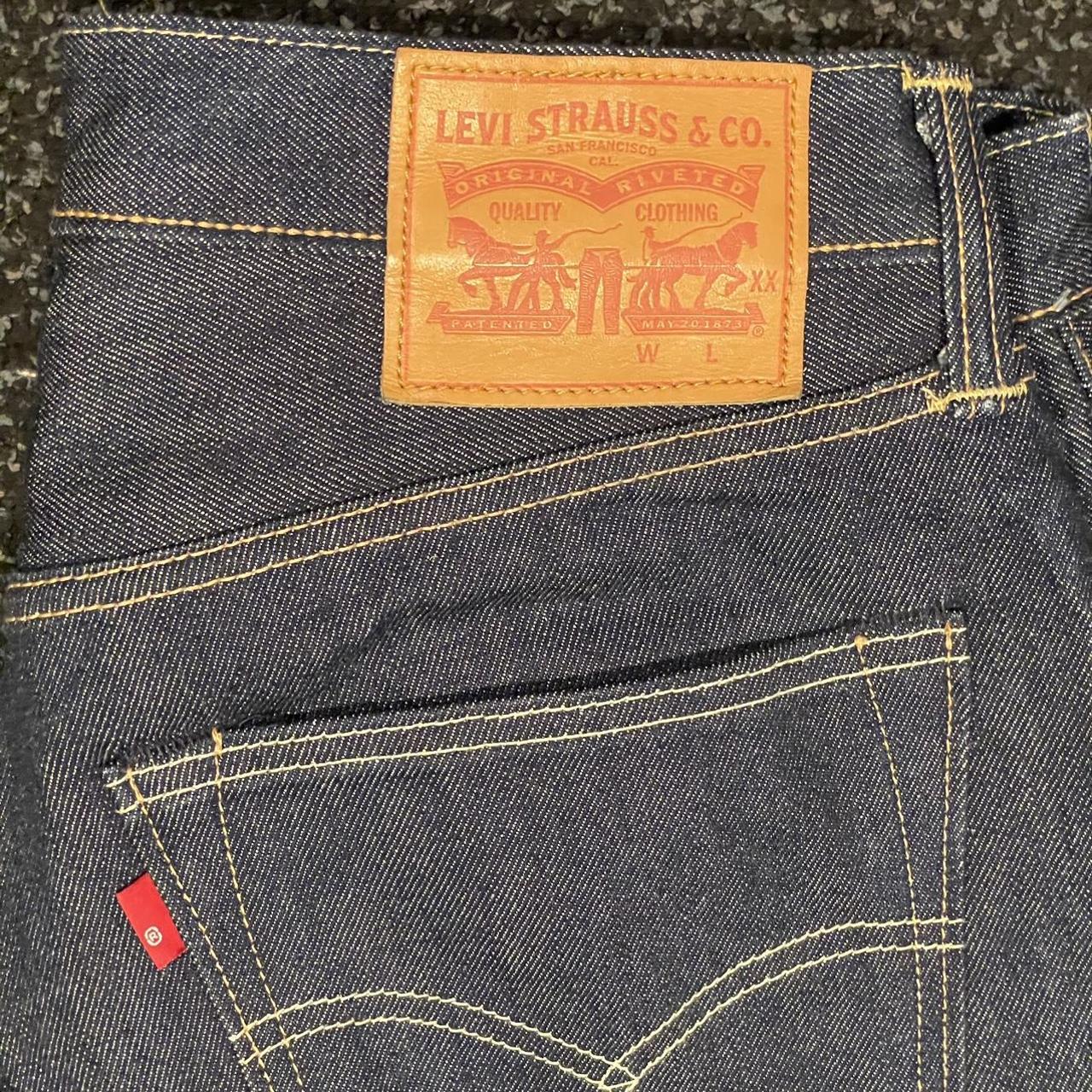 Levi’s 501 Cone Denim gold stitching Sample jeans.... - Depop