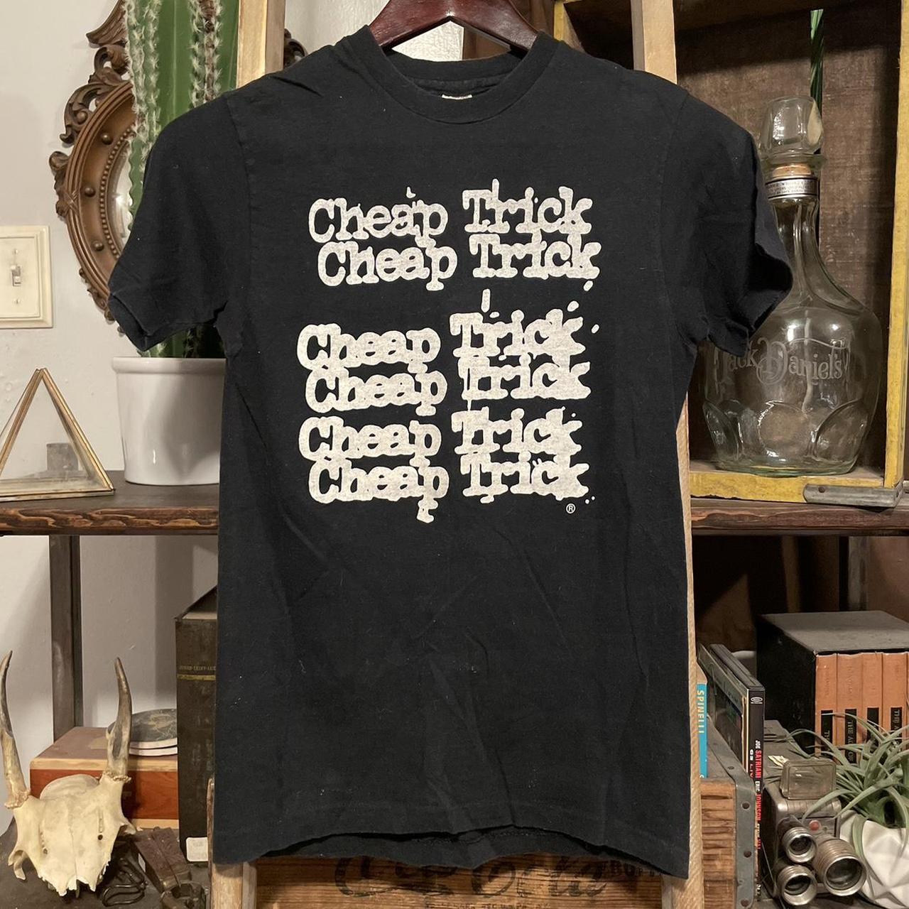 Vintage 1980 Cheap Trick Spring Tour two sided... - Depop