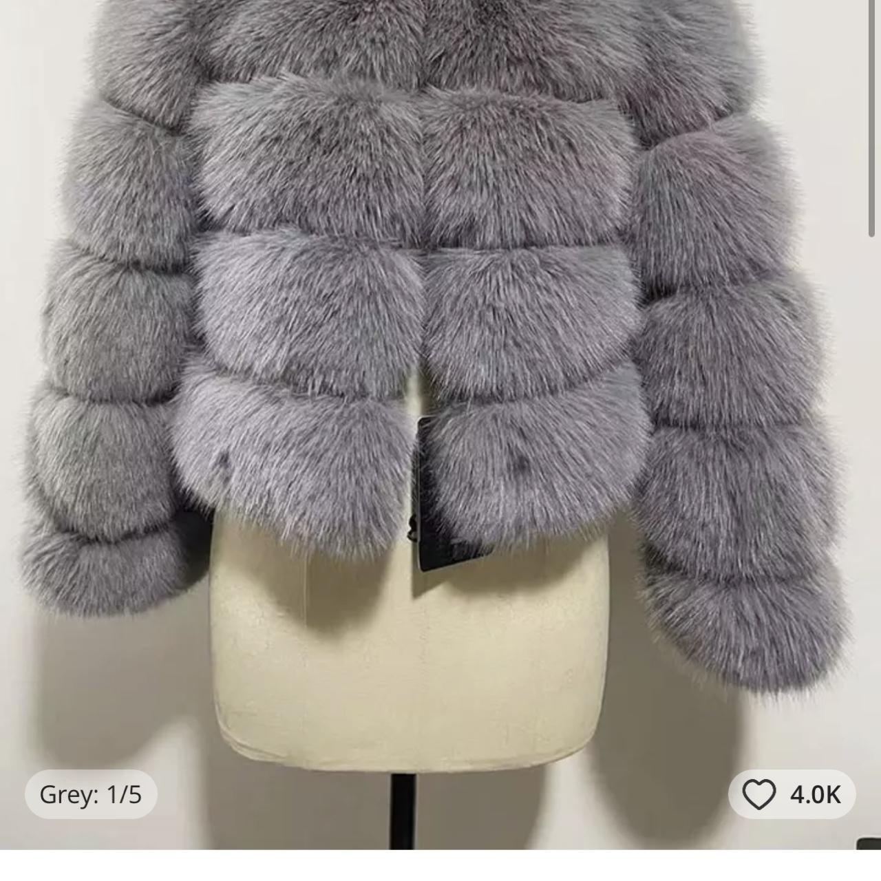 FAUX FUR COAT. brought off ali-express for £50... - Depop