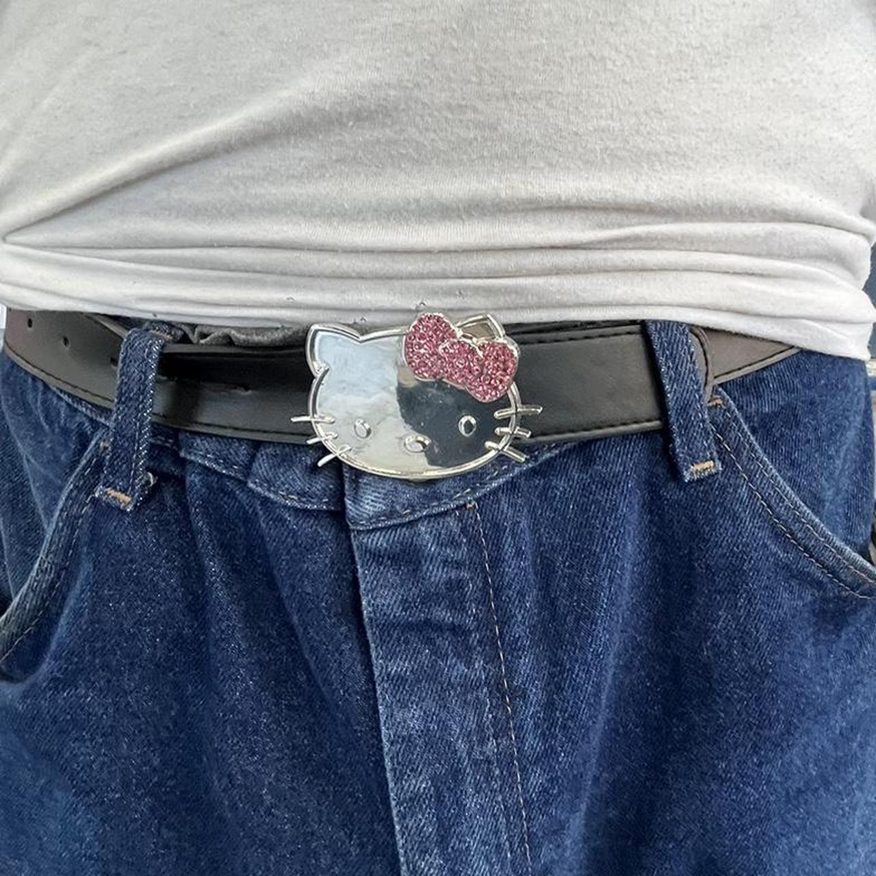 2000s / cyber y2k hello kitty belt Shipping:... - Depop