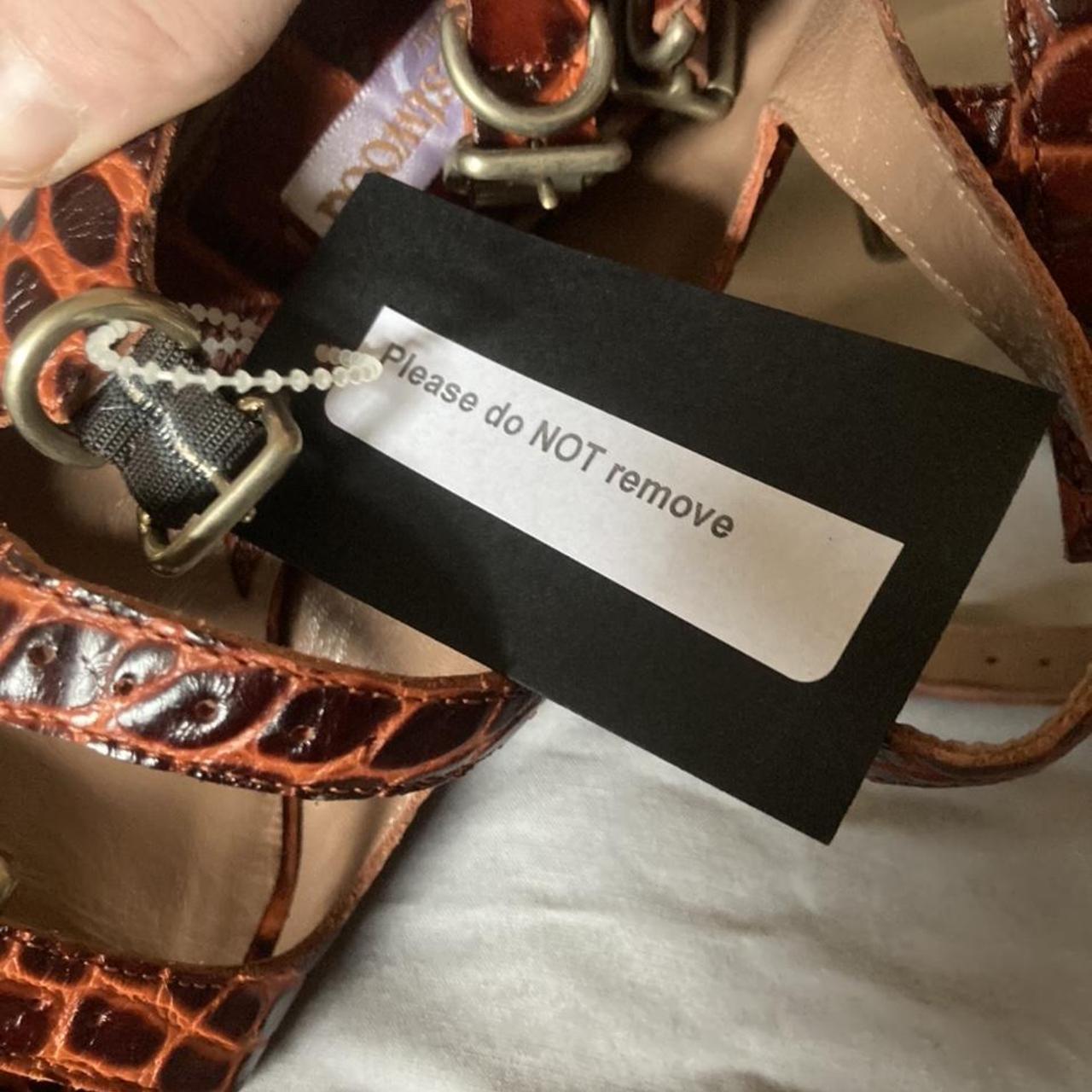Vivienne Westwood gladiator snake print leather... - Depop