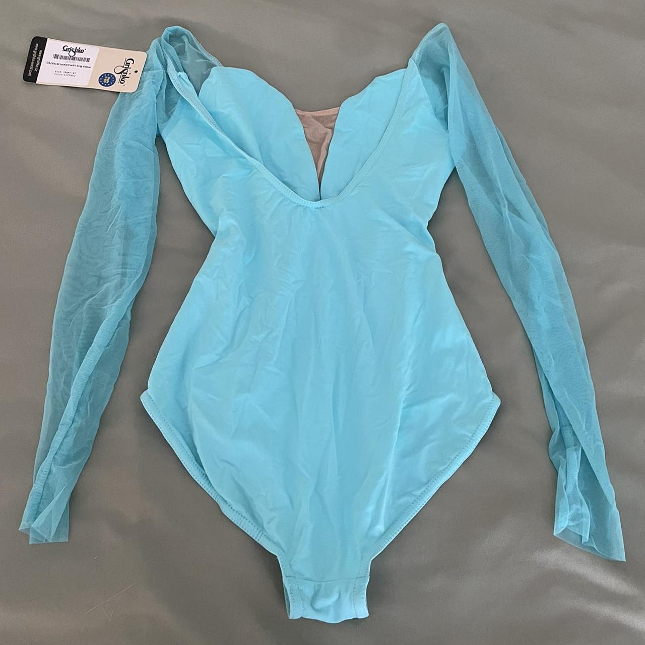 Tiffany blue Grishko women’s leotard never worn - Depop