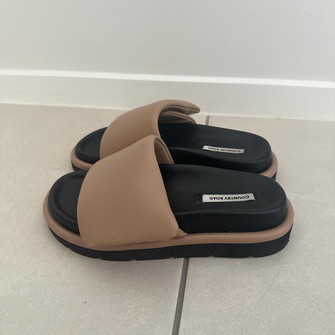 COUNTRY ROAD SLIDES Chocolate colour! Never worn as... - Depop