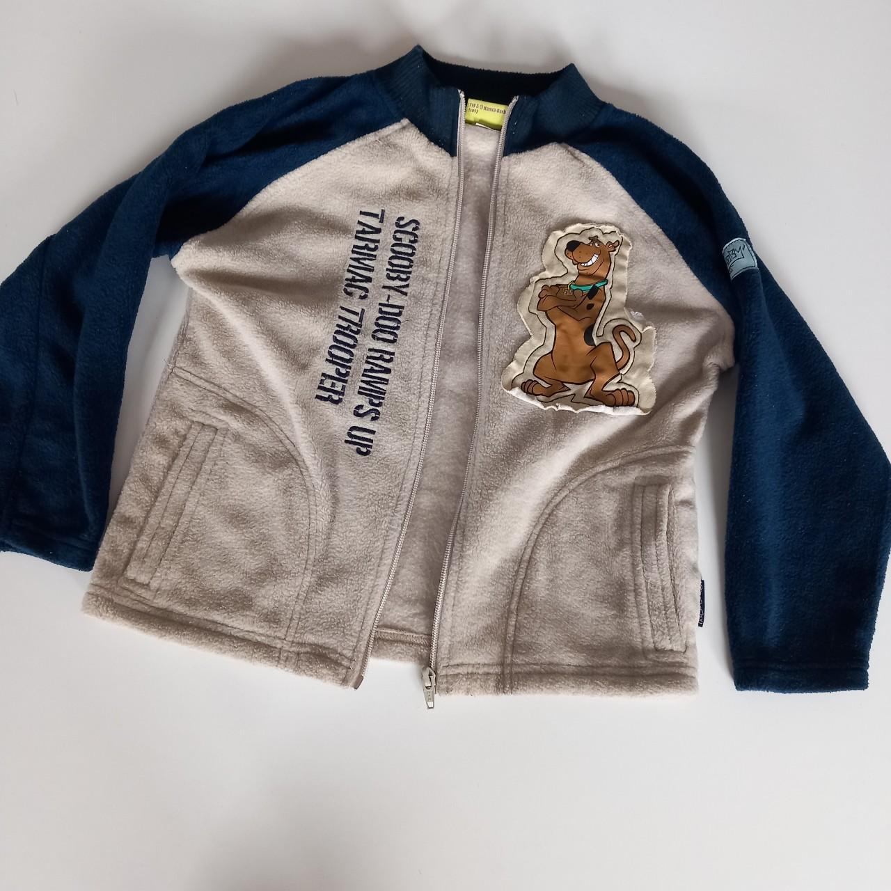 Scooby doo fleece jacket, like new, worn once label... - Depop
