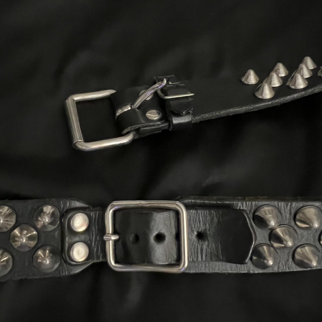 rare japanese brand studded spike belt brand is... - Depop