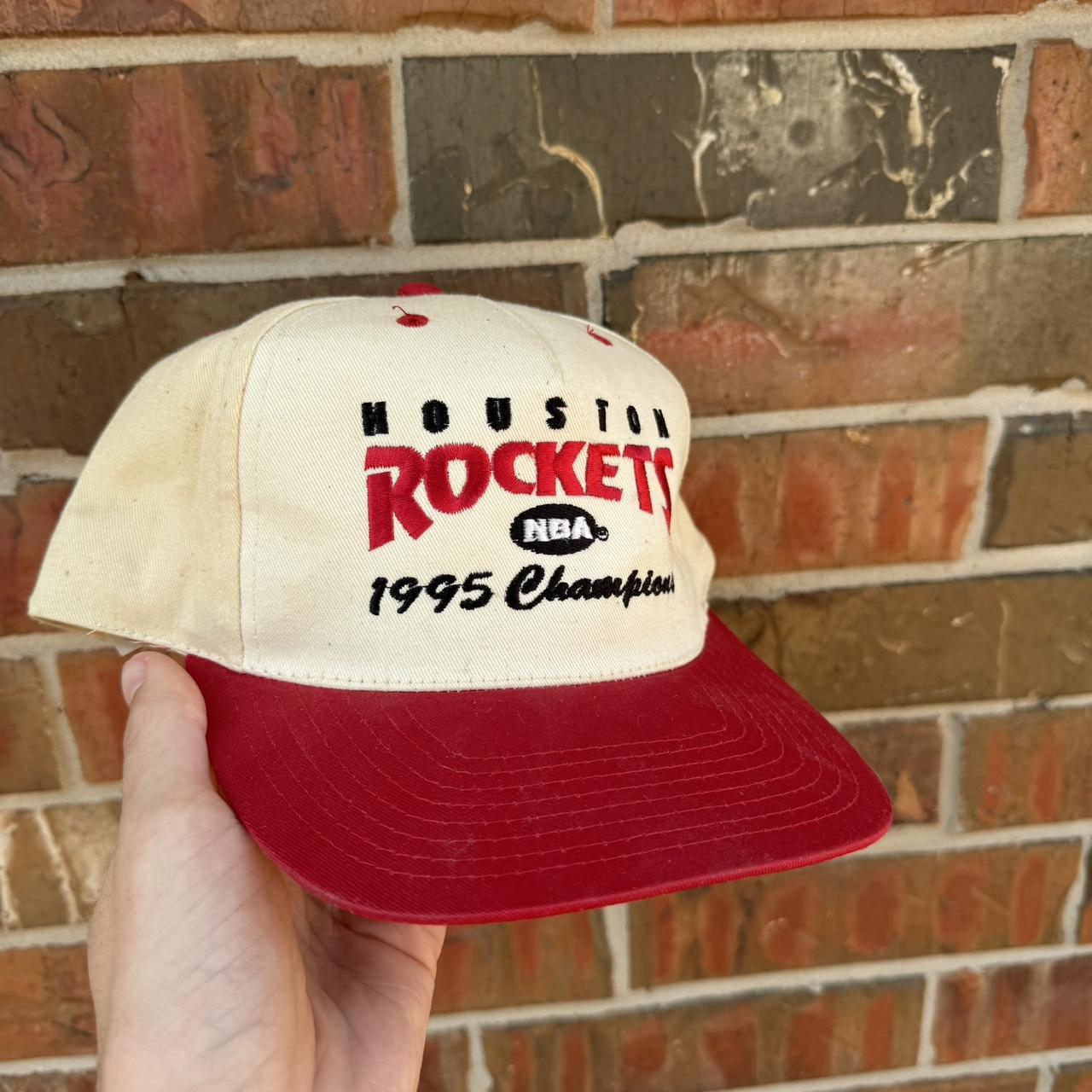 Vintage Houston Rockets 1995 Championship Hat - Depop