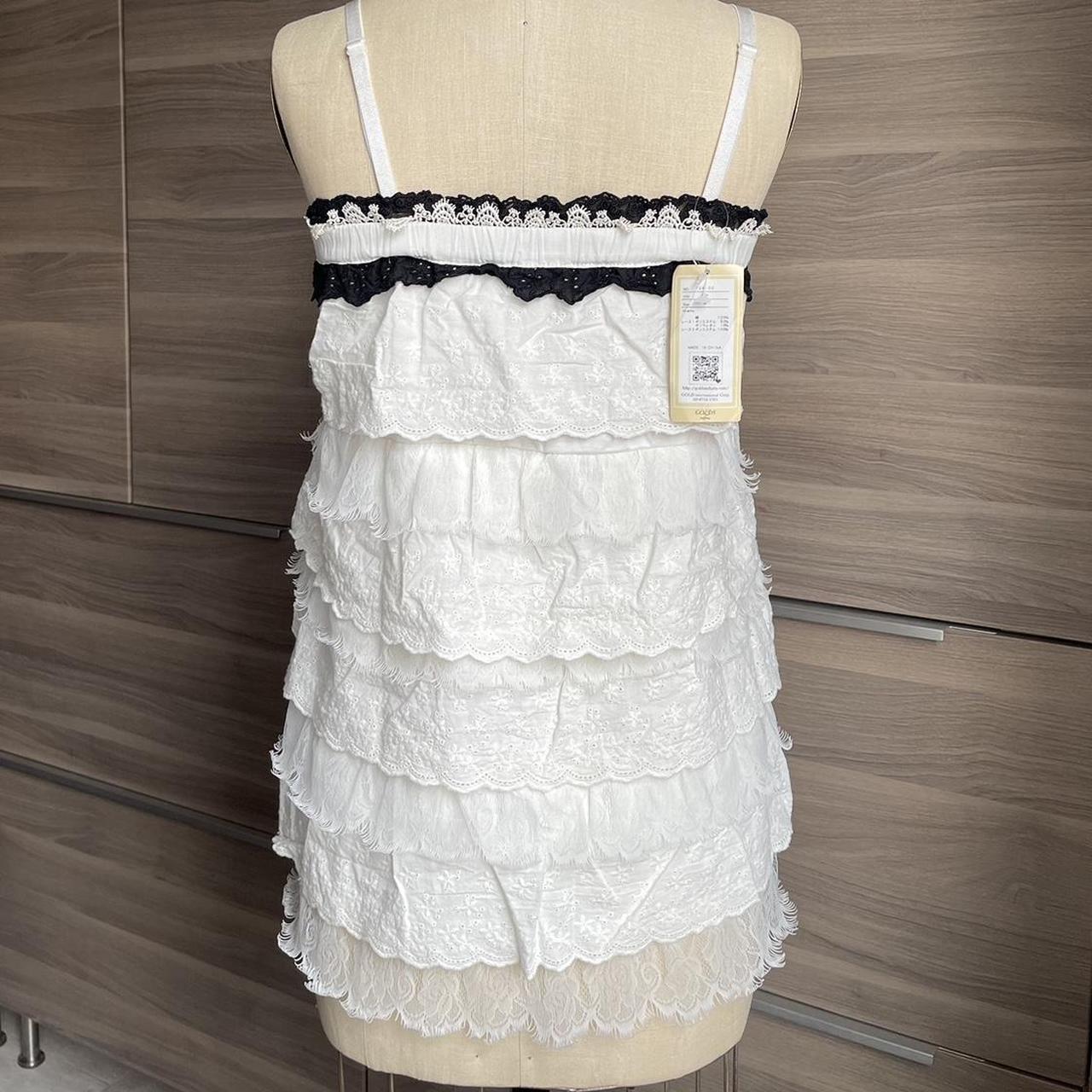 deadstock gyaru ruffle tank top!! super flattering... - Depop