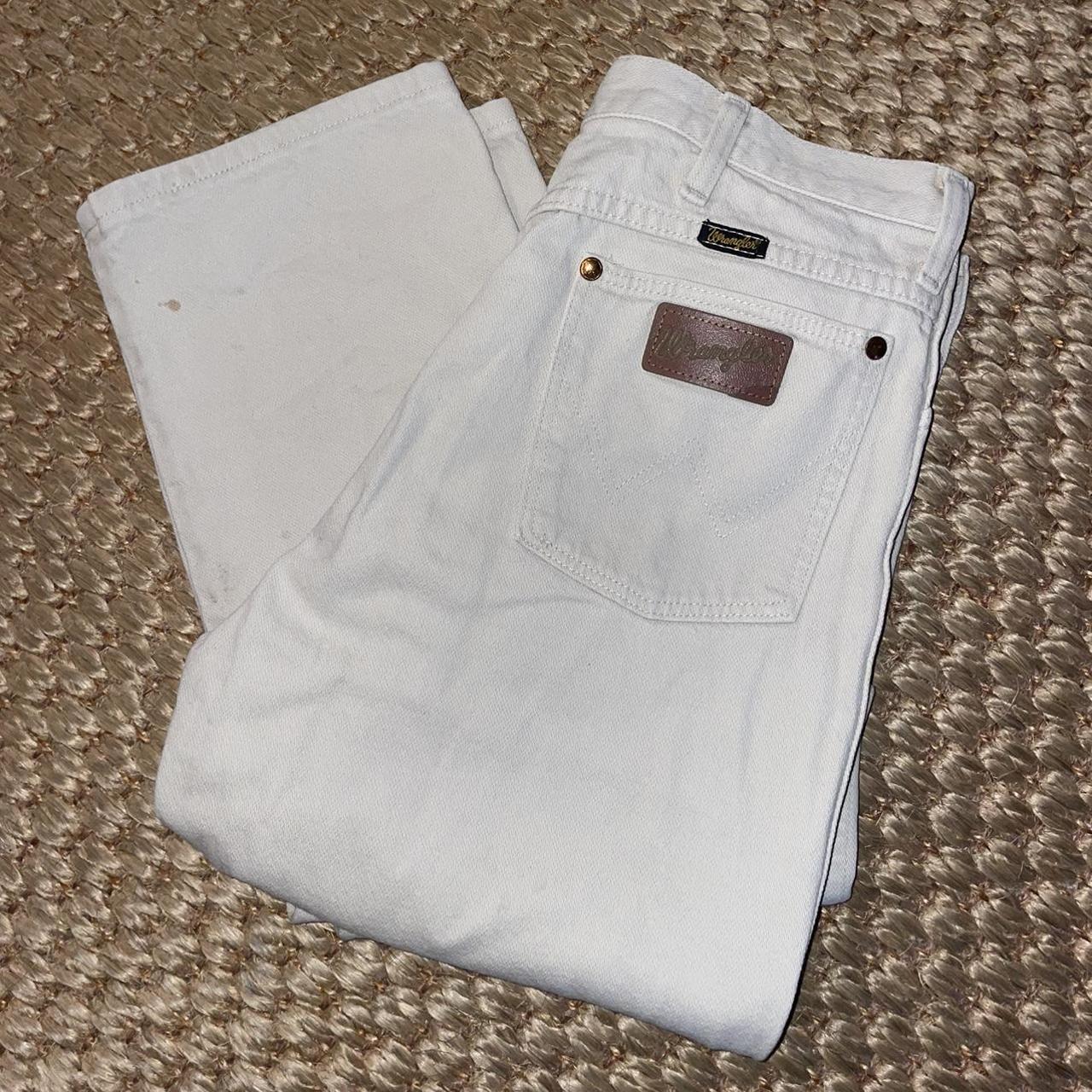 Wrangler stone colour vintage mens jeans. I’d say... - Depop