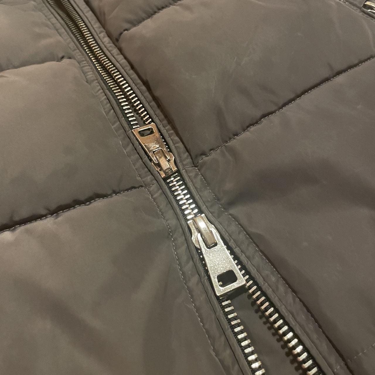 Benjart Grey Puffer jacket Condition 8.5/10 Slight... - Depop