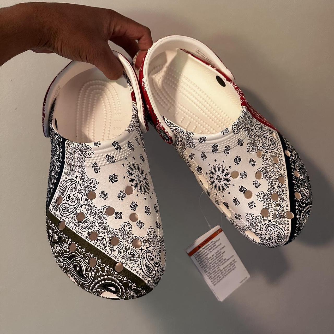 Brand New Classic Bandana Crocs Size... - Depop