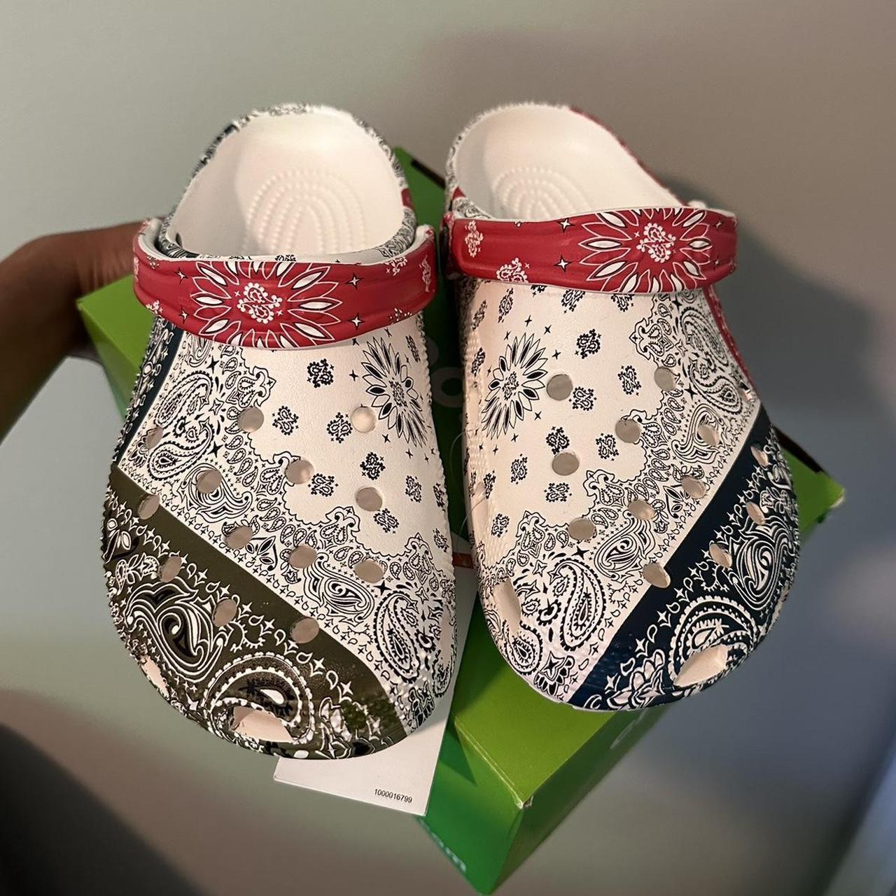 Brand New Classic Bandana Crocs Size... - Depop